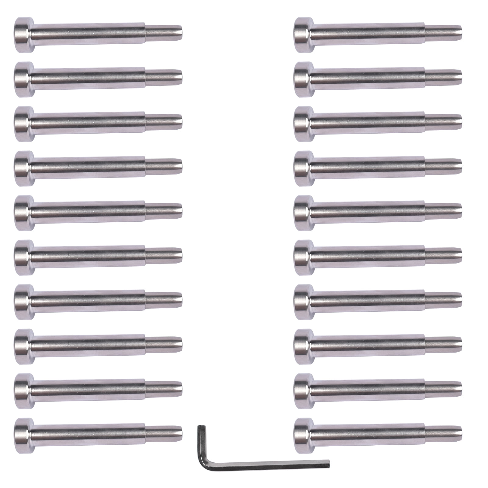 GELUOXI 20Pcs T316 Stainless Steel Cable Railing Hardware Kit For 3/16 ...