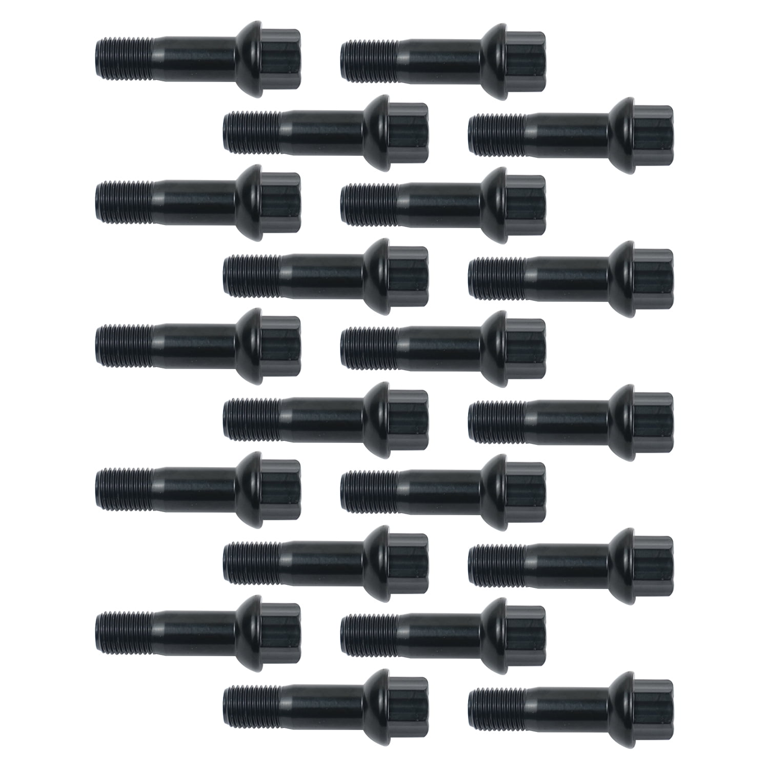 GELUOXI 20Pcs Wheel Lug Bolt Nut for Mercedes-Benz C/E/S/ML/GLK-Class ...