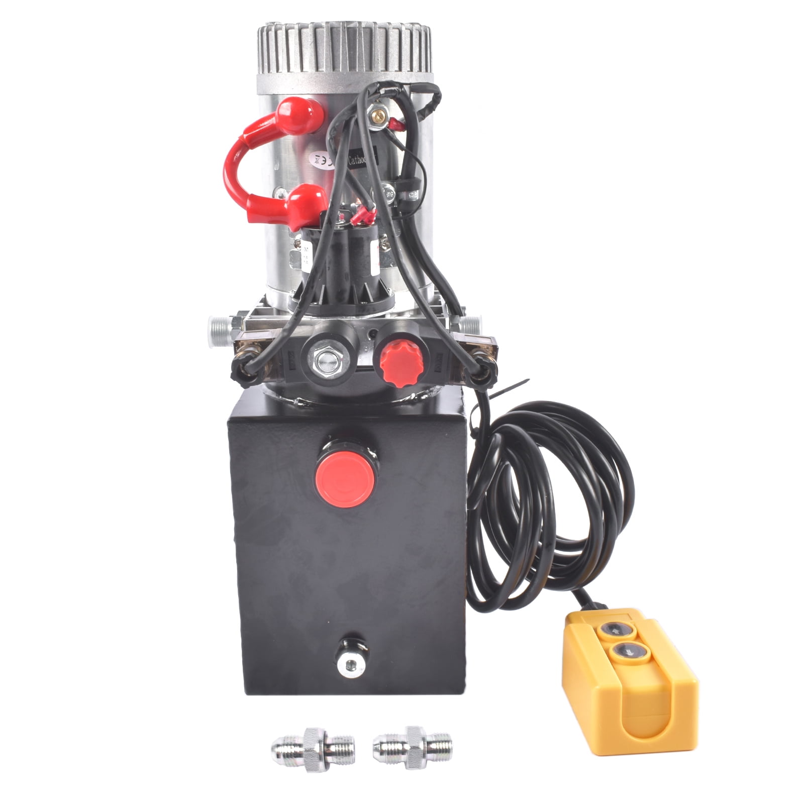 GELUOXI 4 Quart Double Acting Hydraulic Pump 3200 PSI Dump Trailer ...