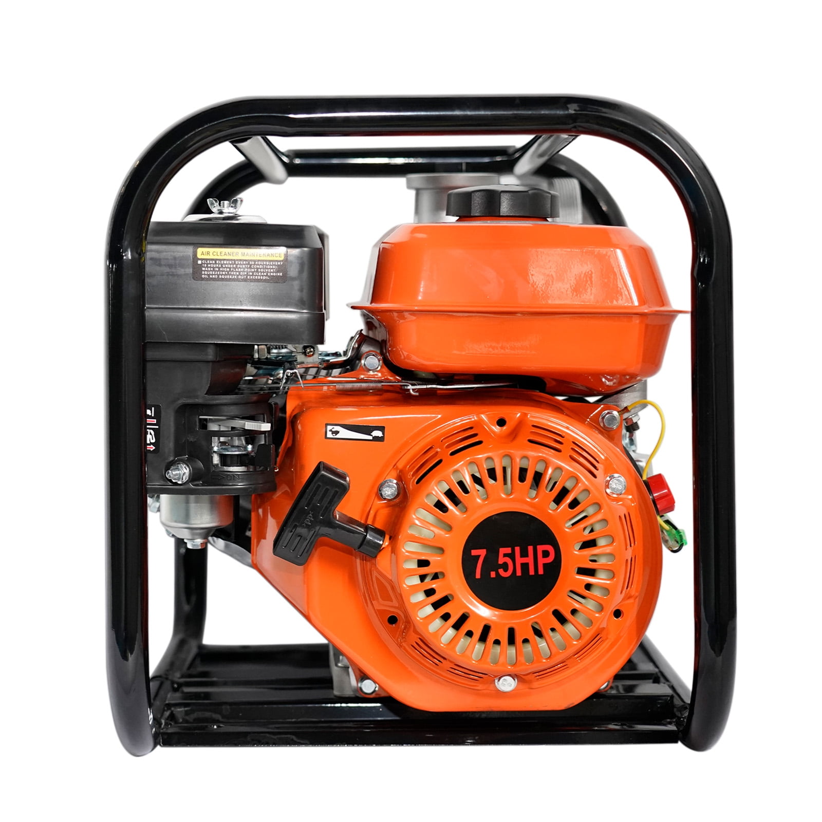 GELUOXI 4 Stroke 7.5HP 3" Gasoline Water Pump Portable Gas-Powered Semi ...