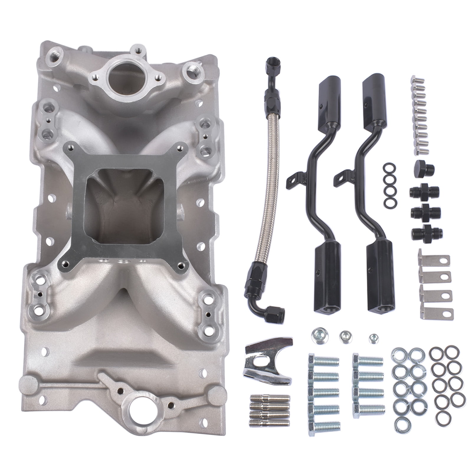 GELUOXI 4150 EFI Single Plane Engine Intake Manifold 300-26 for Chevy ...