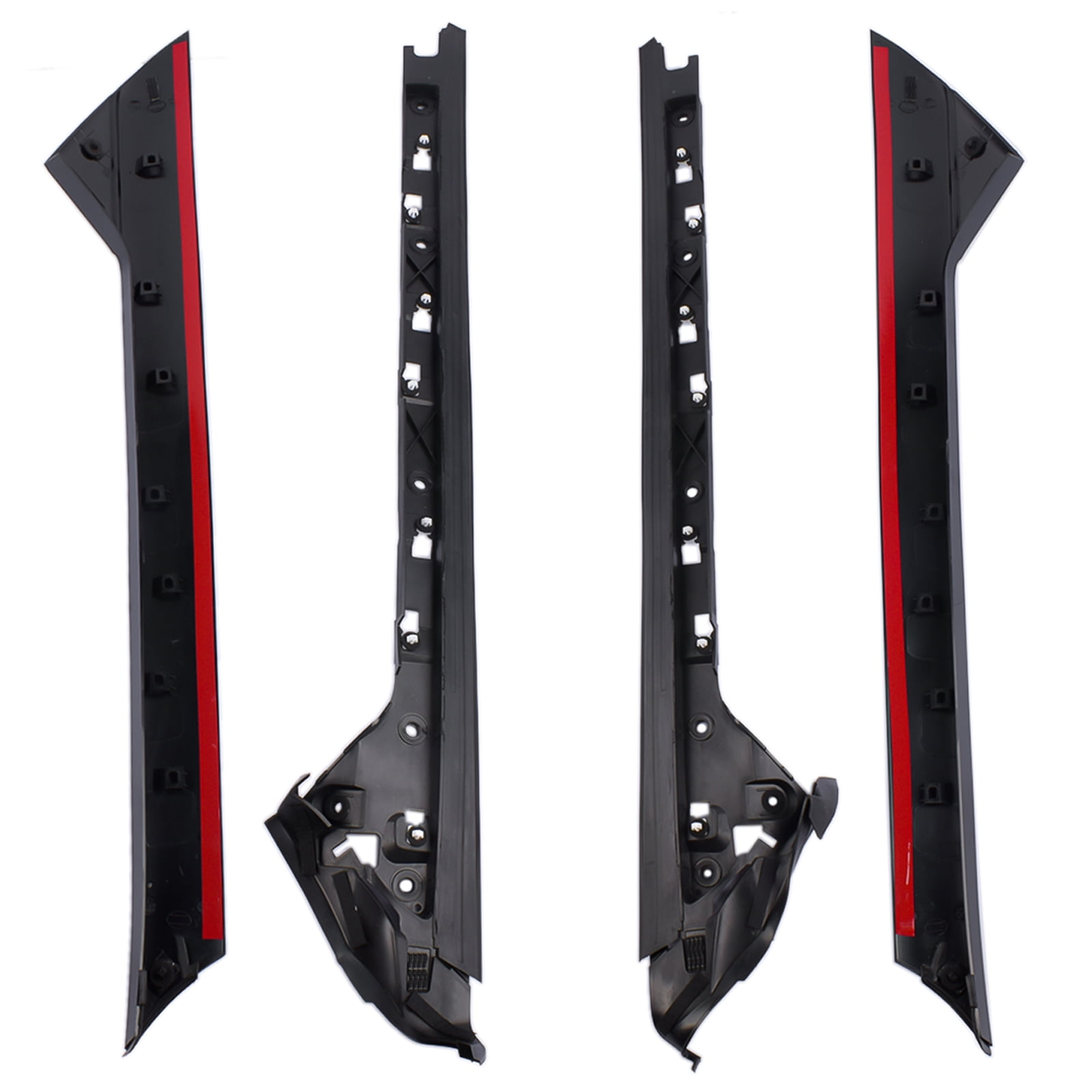 GELUOXI 4PCS Outer & Inner Black Windshield Trim Molding for 2011-2019 ...