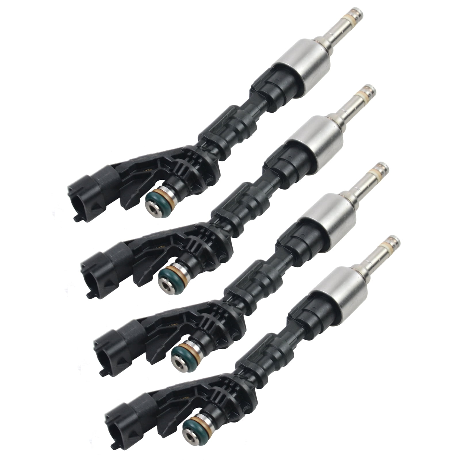 GELUOXI 4pcs Fuel Injectors for Jaguar XF XJ XJR XK XKR, Land Rover LR4 ...