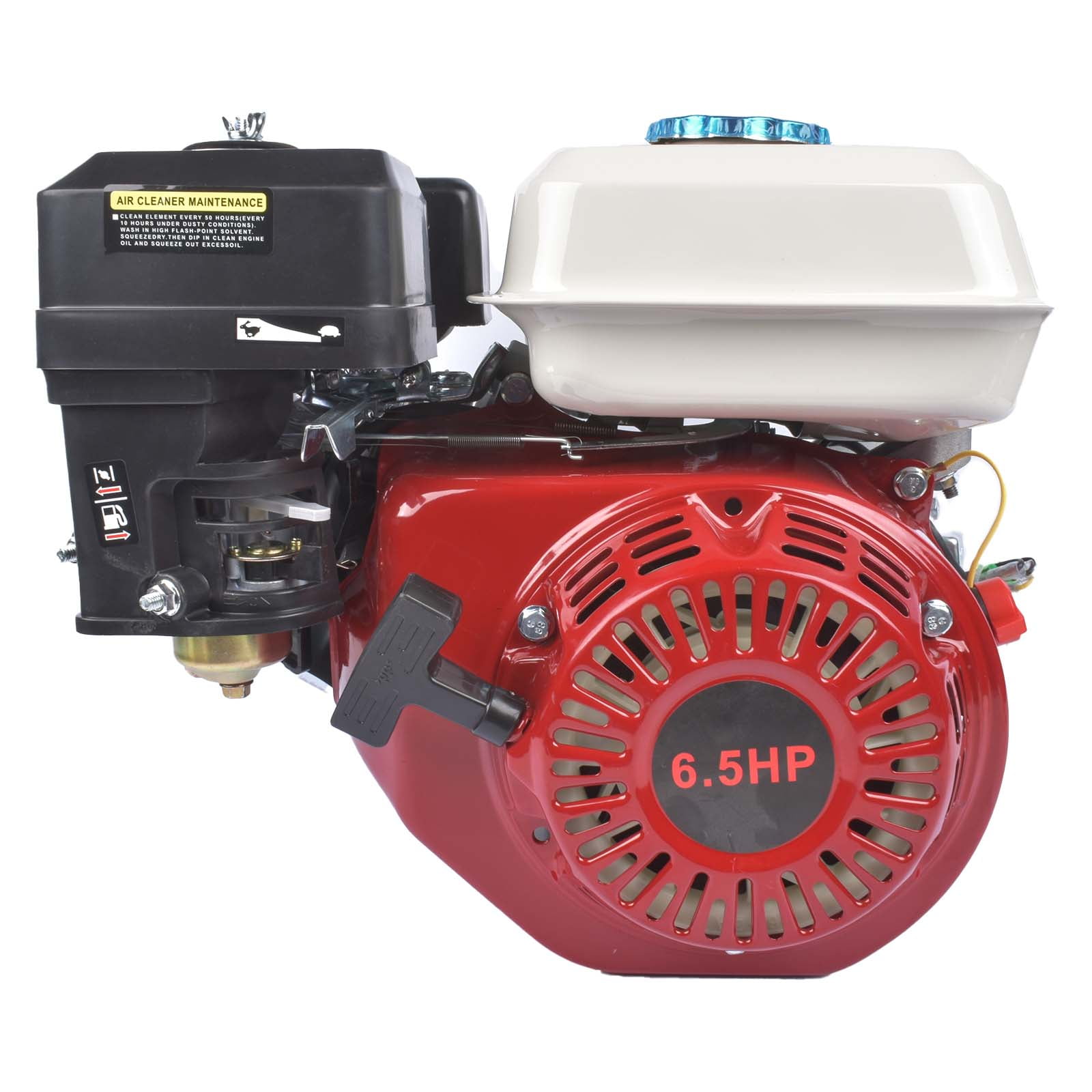GELUOXI 6.5HP 160cc Gas Engine 4-Stroke OHV Air Cooled for Industrial ...