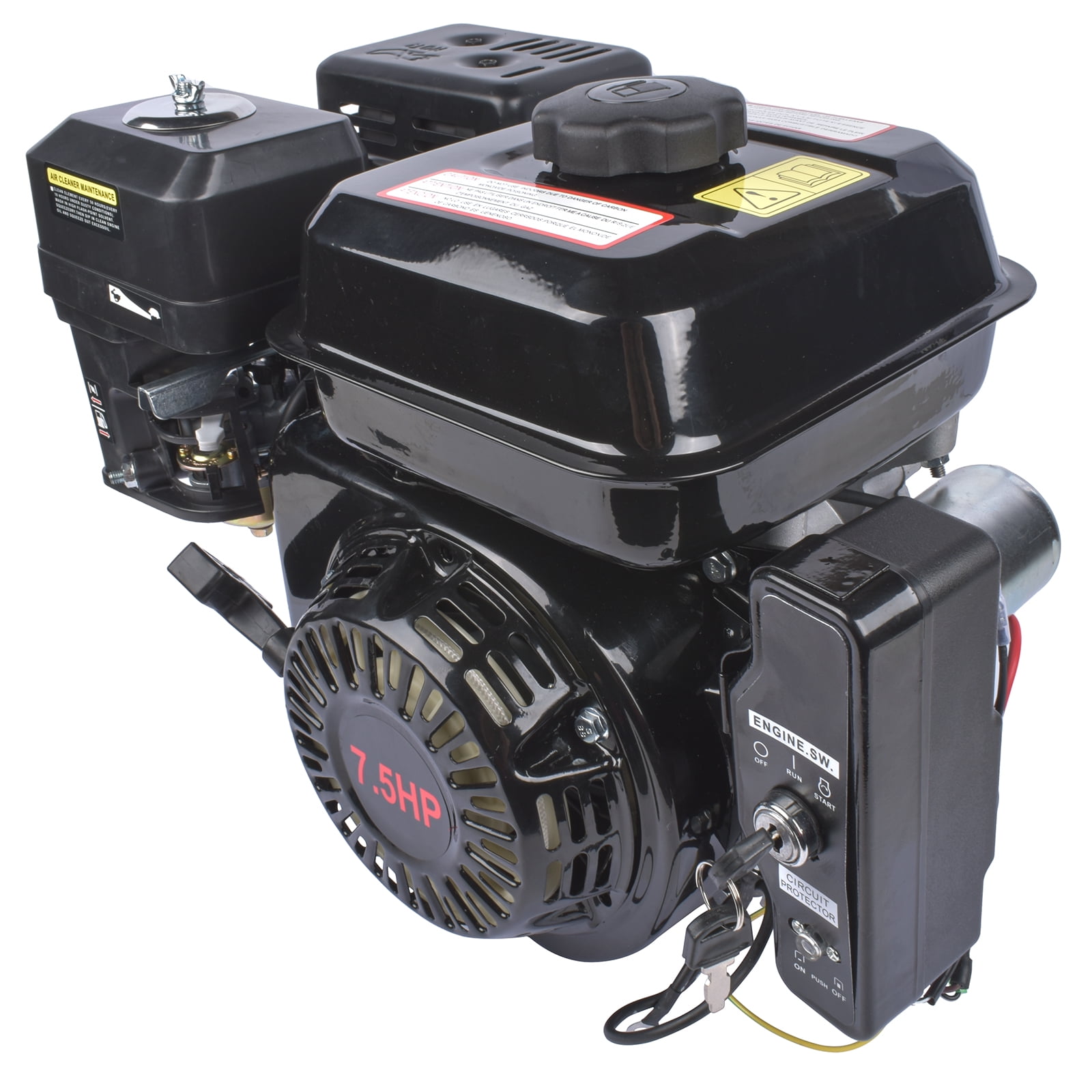 GELUOXI 7.5HP 212cc Gas Engine Gasoline Engine 4-Stroke 20mm Shaft for ...