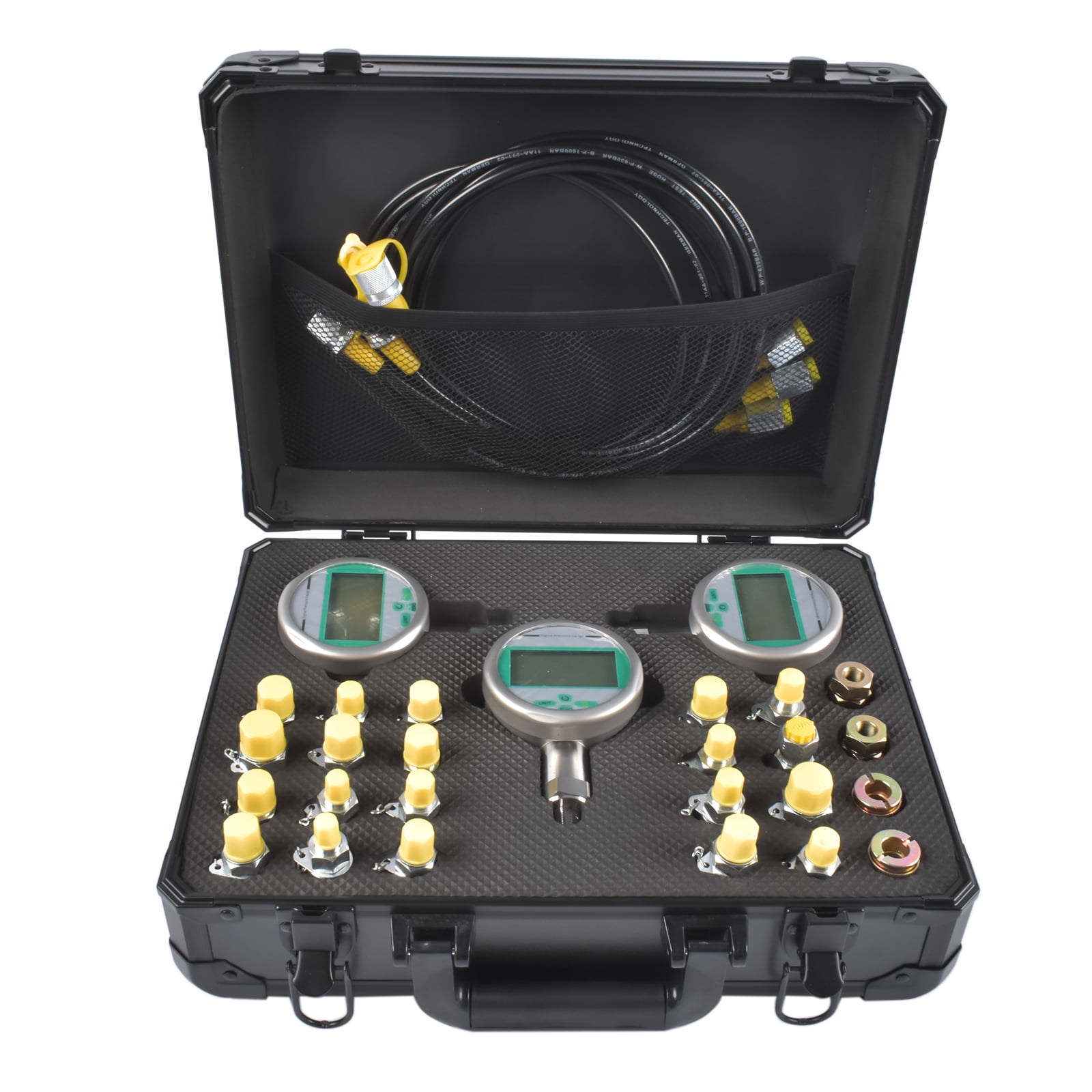 GELUOXI 70MPa Digital Hydraulic Pressure Test Coupling Kit with 3 ...