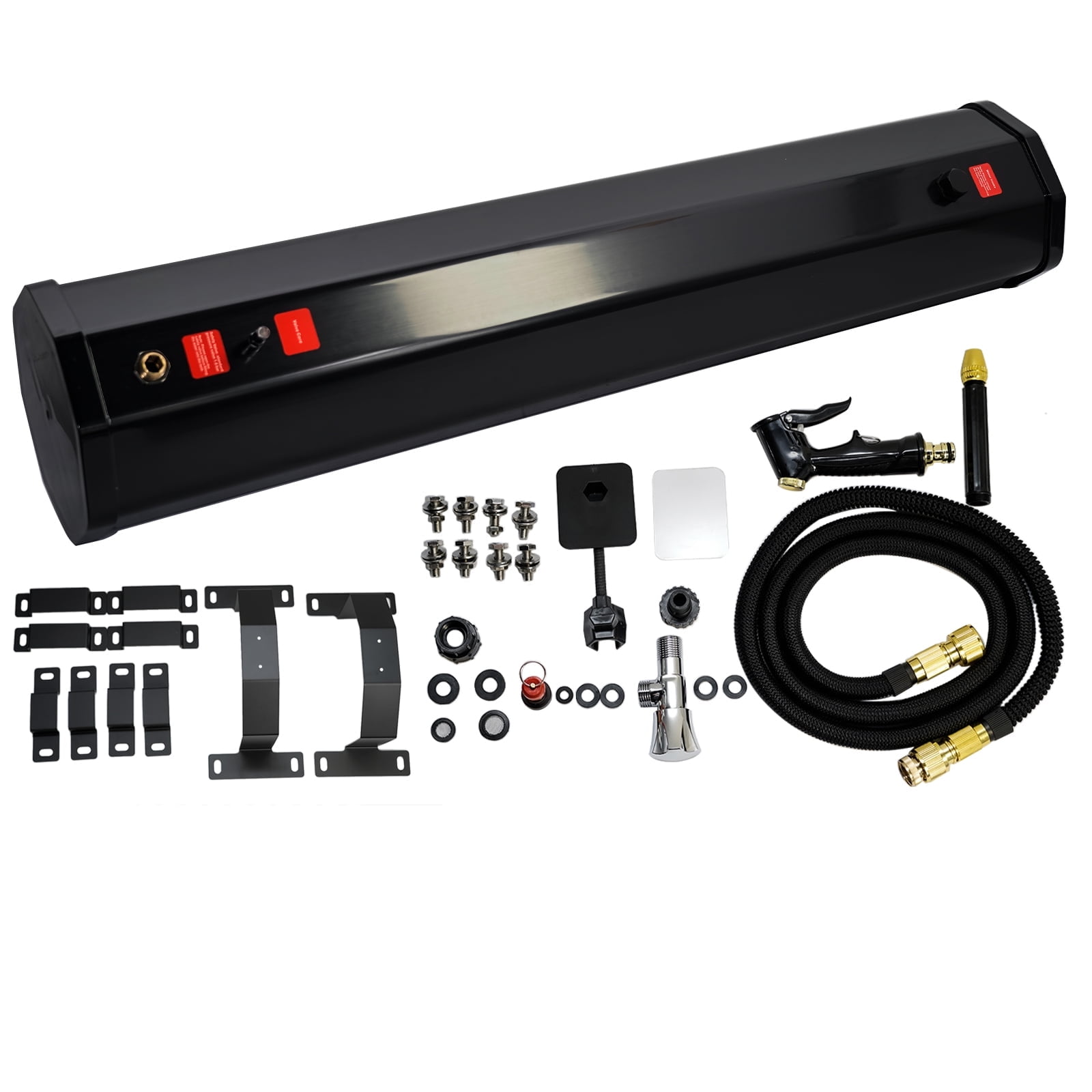 GELUOXI 8 Gallon Pressurized Water Tank Road Camping Shower for Pick Up ...