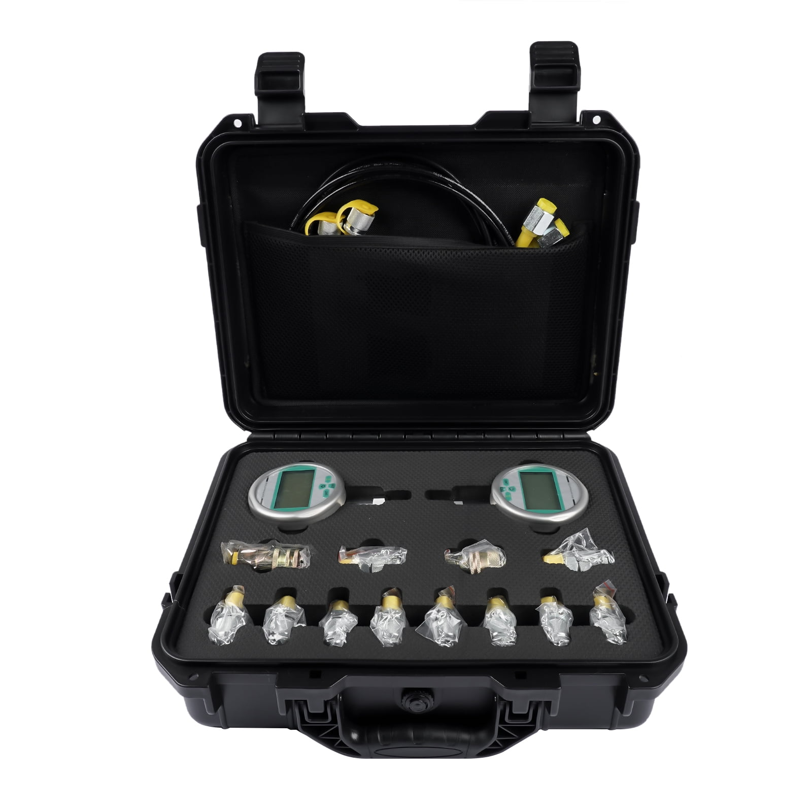 GELUOXI 80M Digital Hydraulic Pressure Test Kit with 2 Gauges 2 Test ...