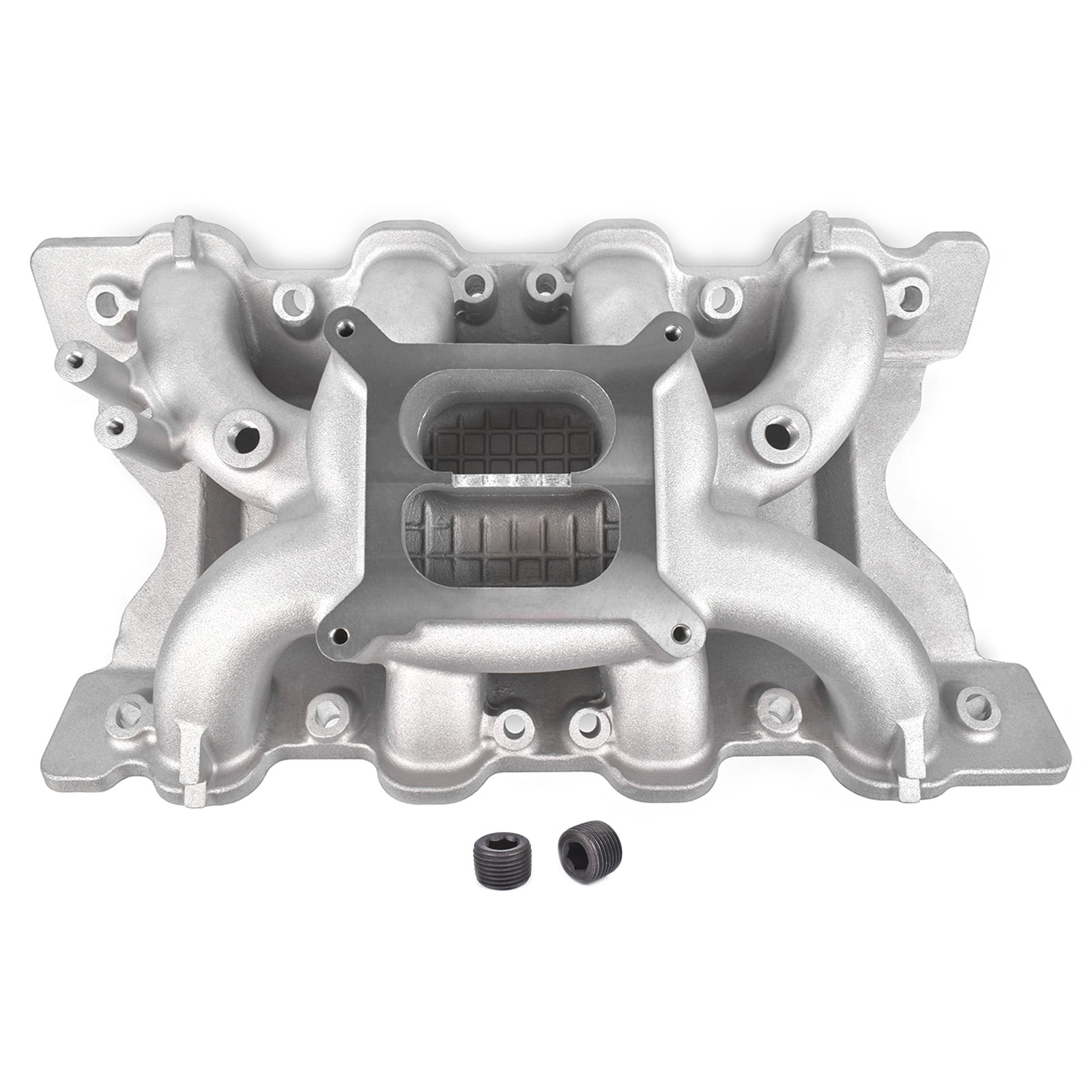GELUOXI Air-Gap Dual Plane Aluminum Intake Manifold for Small Block ...