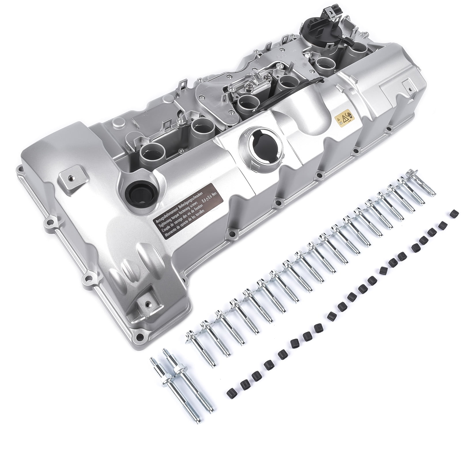 GELUOXI Aluminium Valve Cover w/Gasket & Bolts For BMW 128i 328i 528i ...