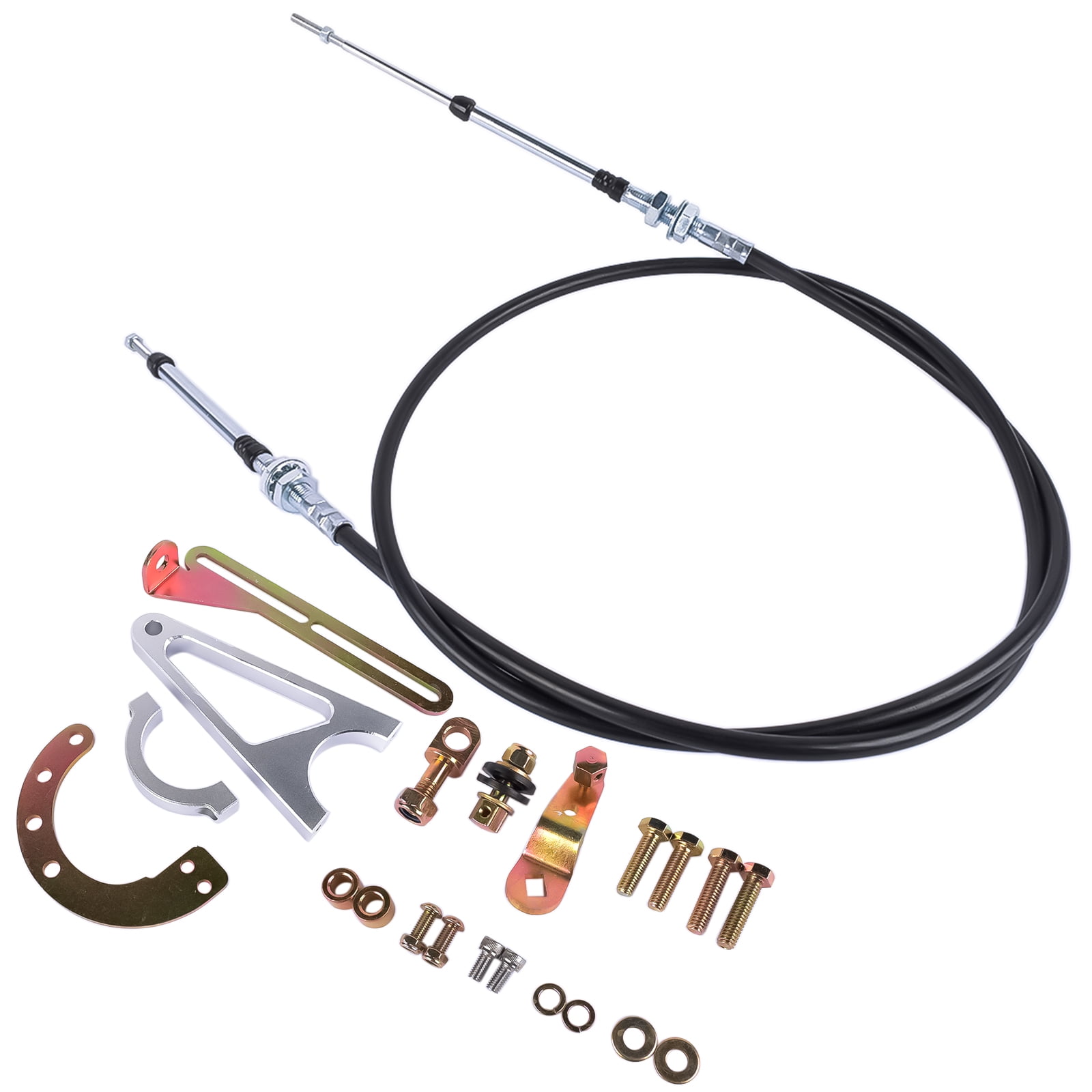 GELUOXI Cable Column Shift Linkage Kit for 2" GM TH350 TH400 TH200 ...