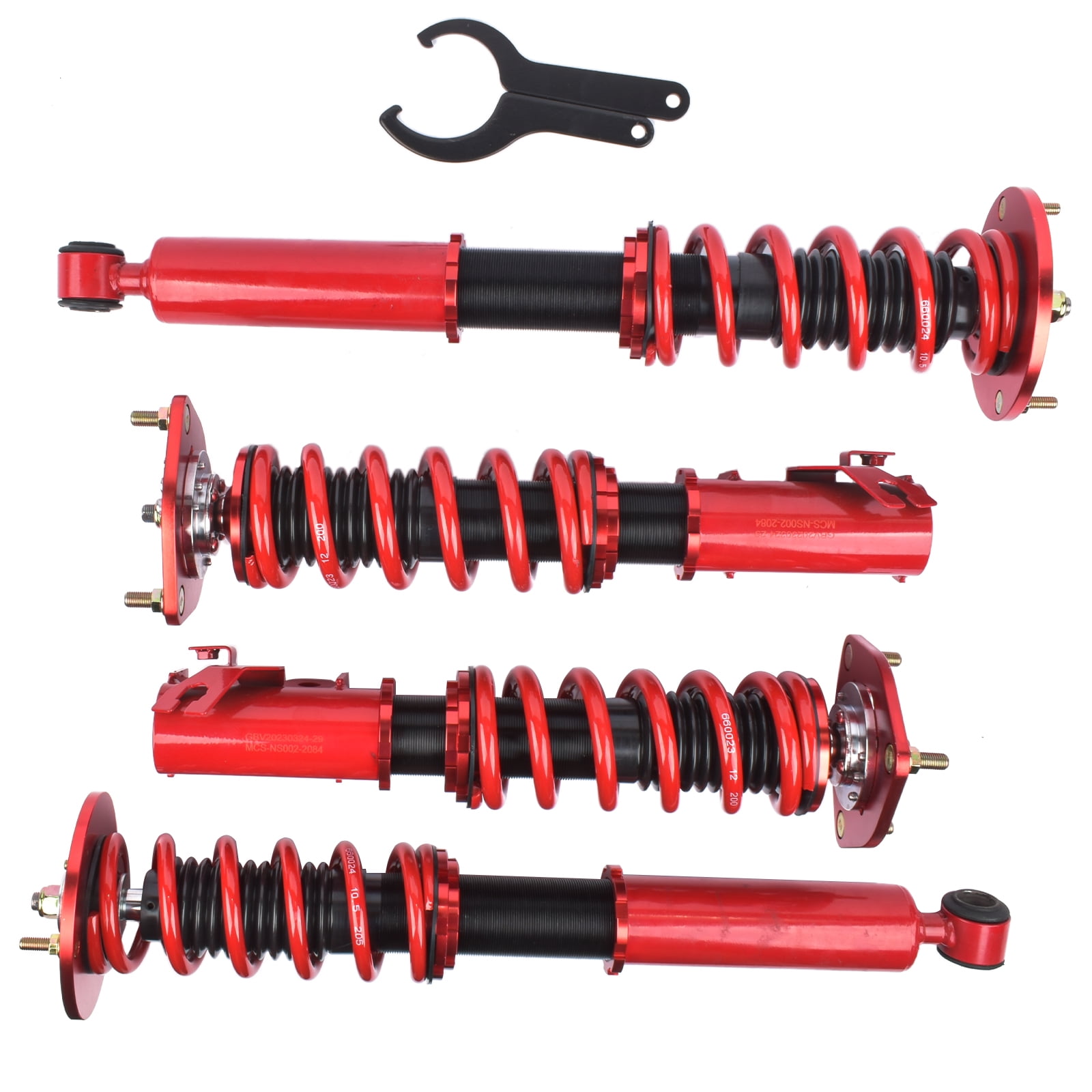 GELUOXI Coilover Spring and Shock Assembly for Nissan 240SX Coupe 2.4L ...