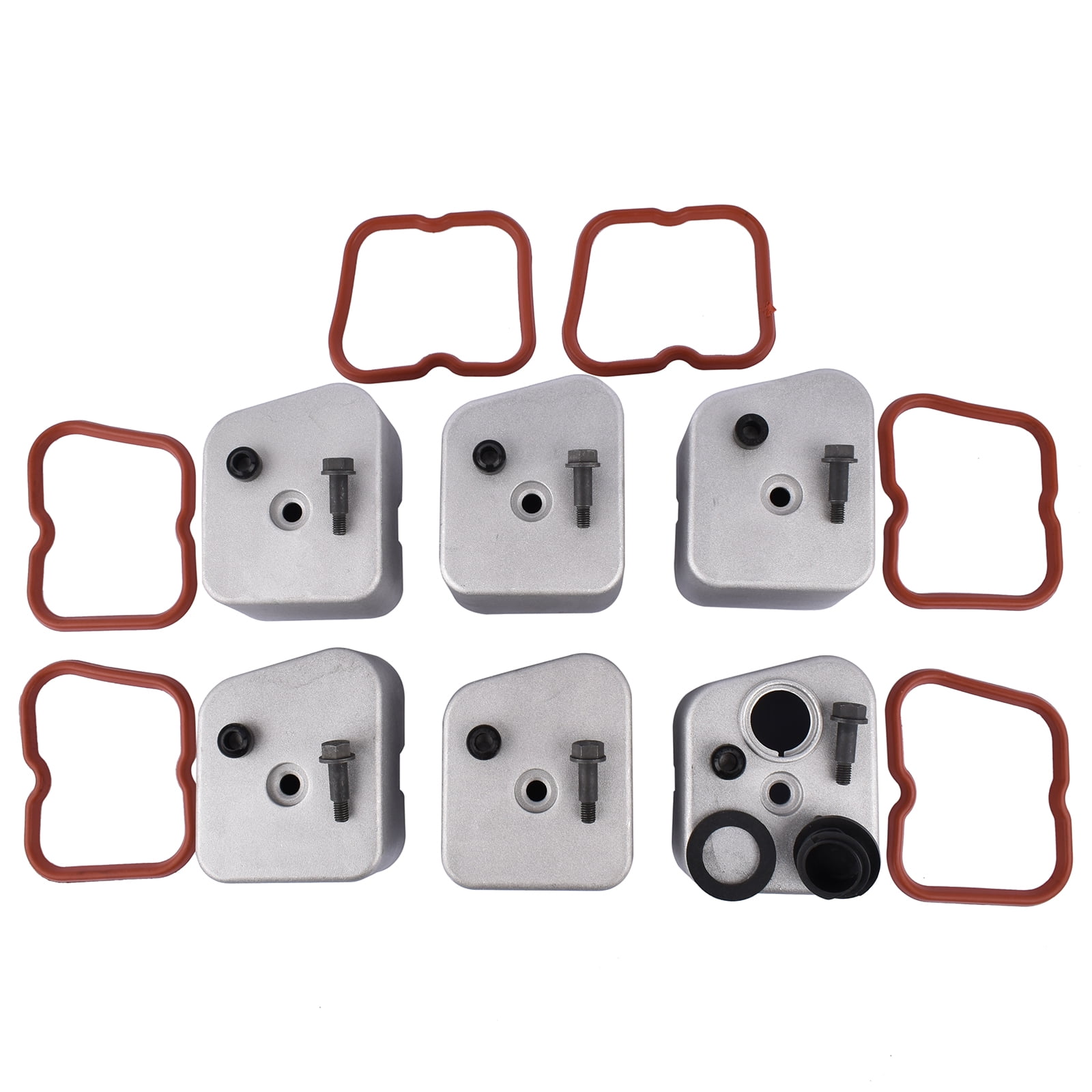 GELUOXI Cummins 6BT Valve Cover W/ Bolts Oil Feed Cap Seal for 89-98 ...