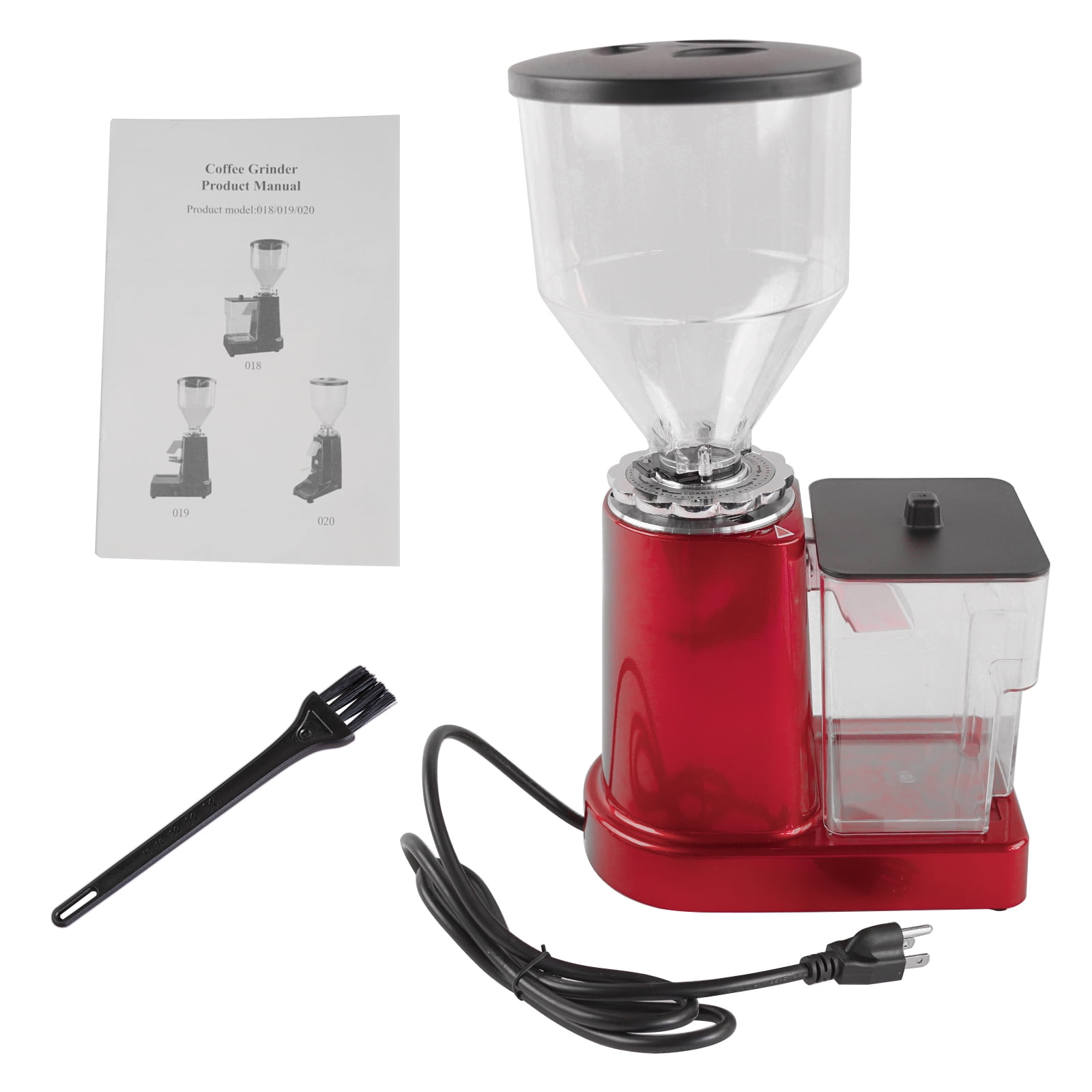 GELUOXI Electric Coffee Bean Grinder 35oz Flat Burr Coffee Grinder with ...