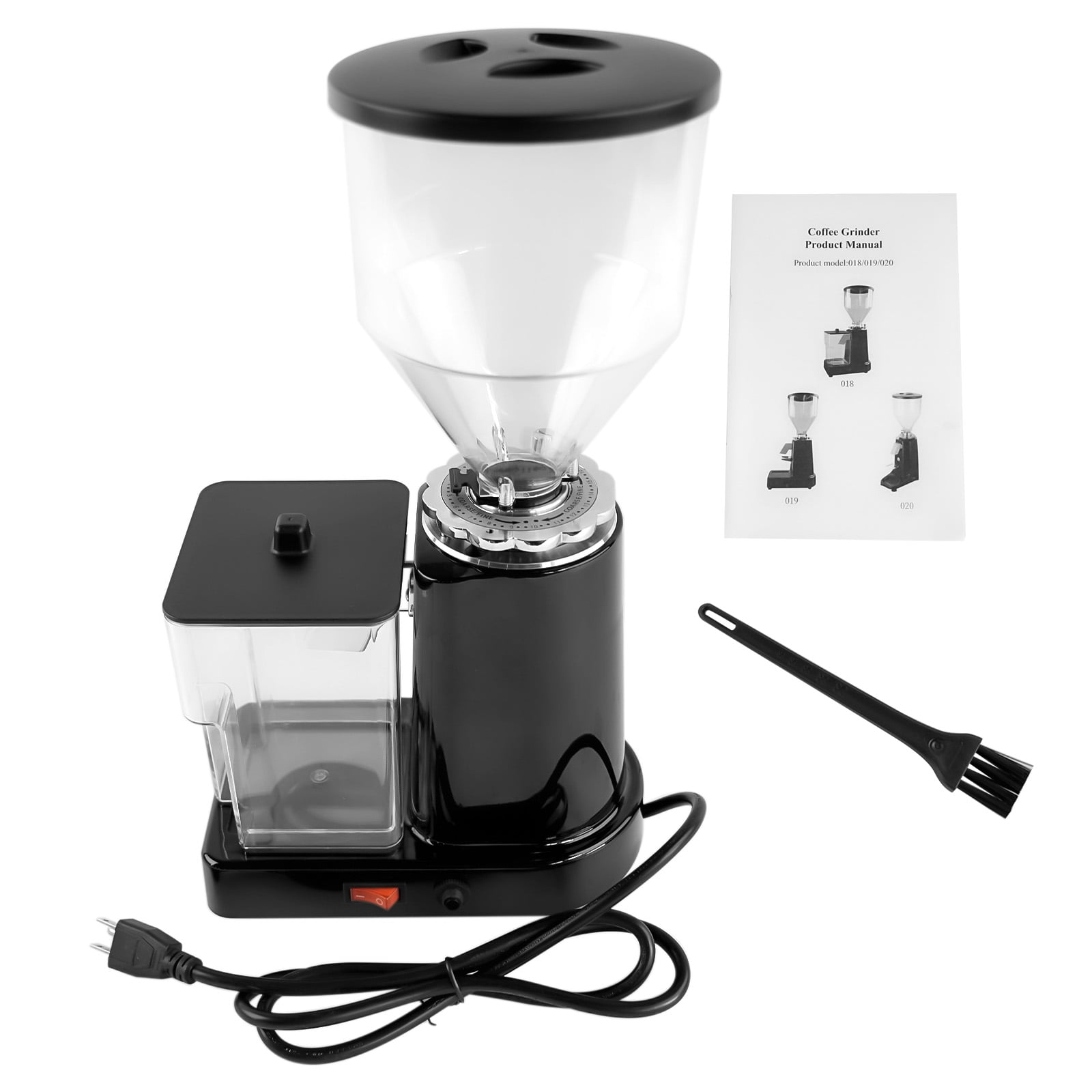 GELUOXI Electric Coffee Bean Grinder 35oz Flat Burr Coffee Grinder with ...