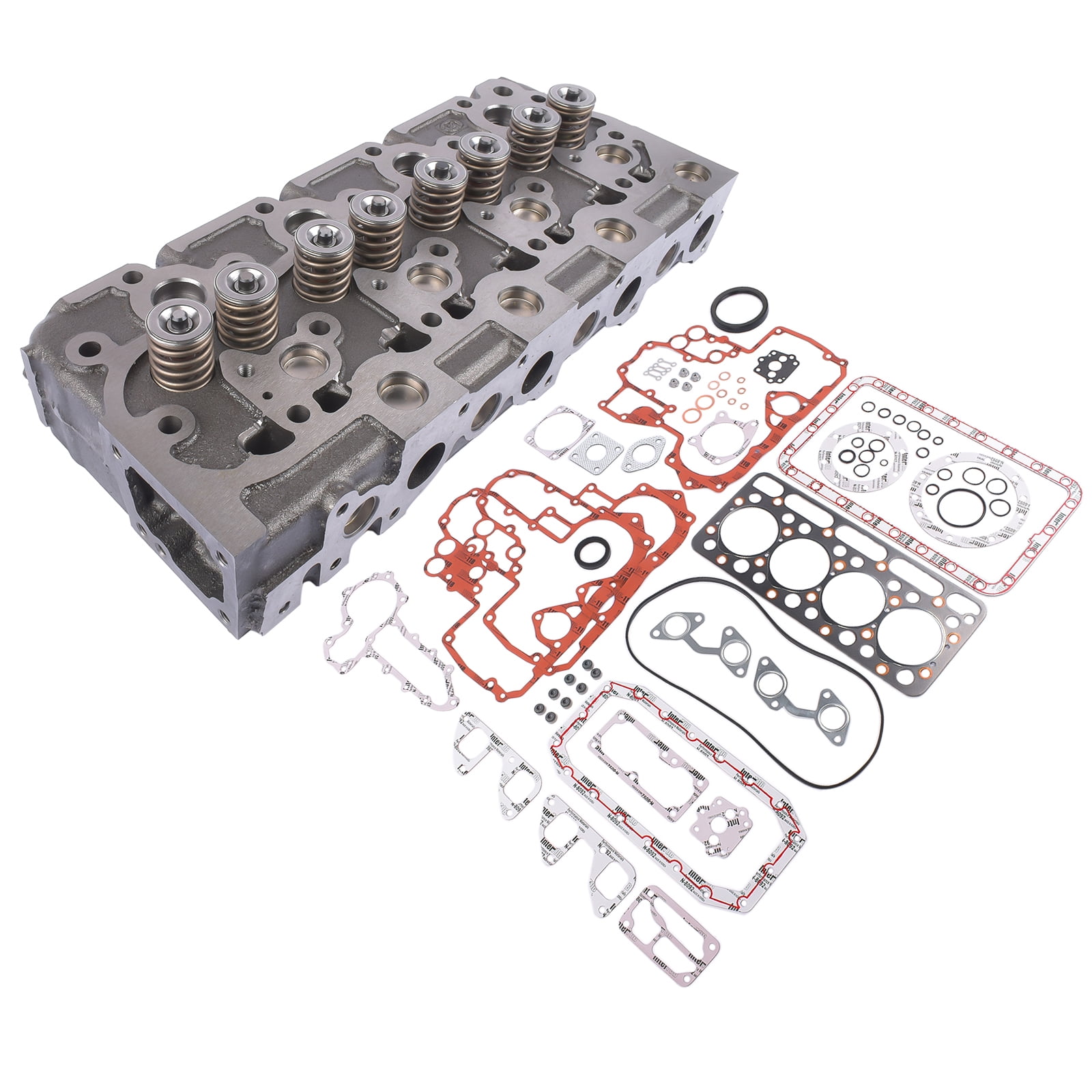 GELUOXI Engine Cylinder Head with Gaskets for Kubota V1702 Engines ...