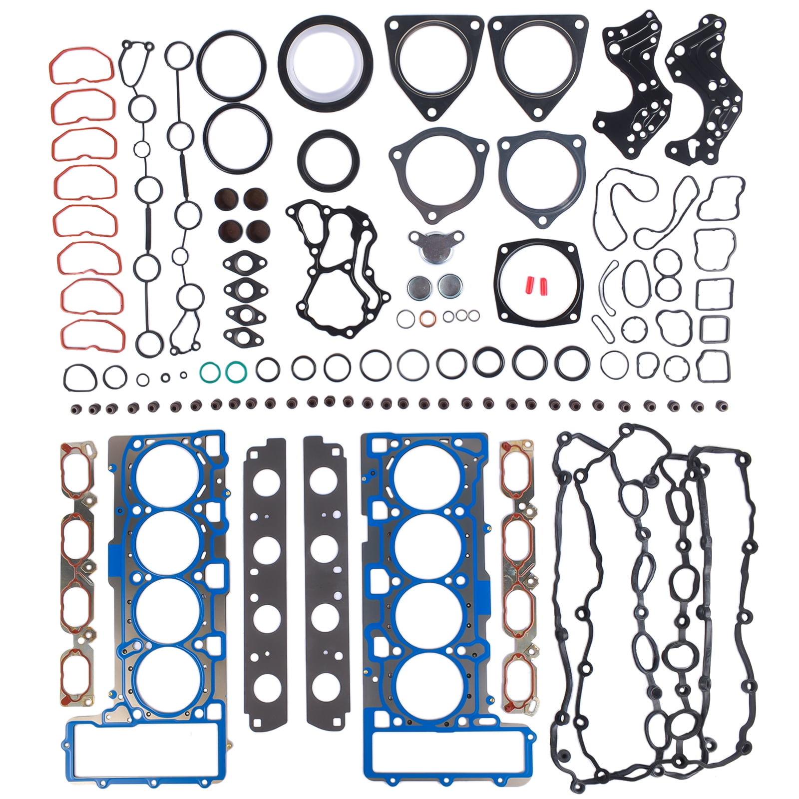 GELUOXI Engine Overhaul Rebuilding Gasket Seals Kit for VW Touareg Audi ...