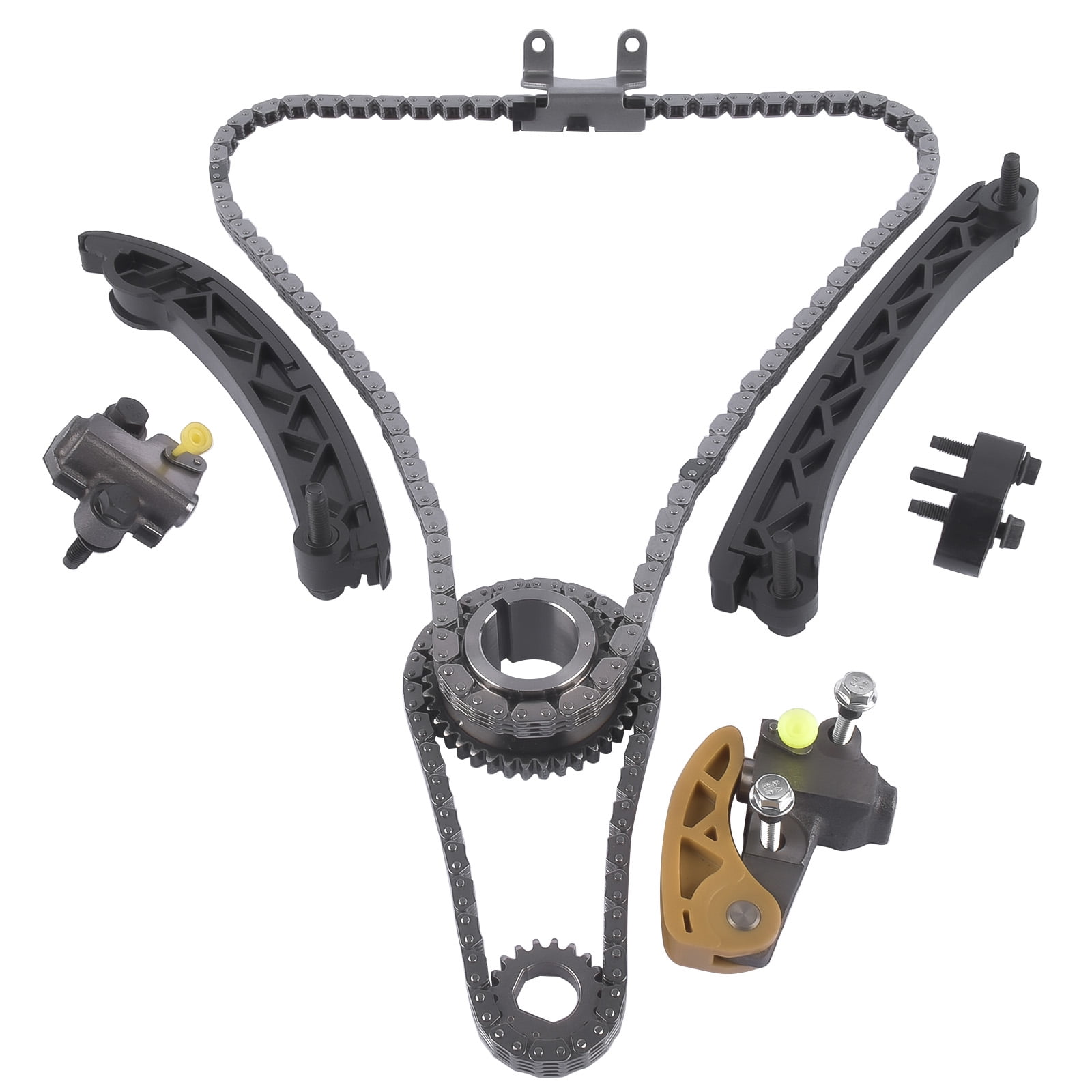 GELUOXI Engine Timing Chain Kit for Buick Envision Chevrolet Malibu GMC Canyon Pickup Van 2013 ...