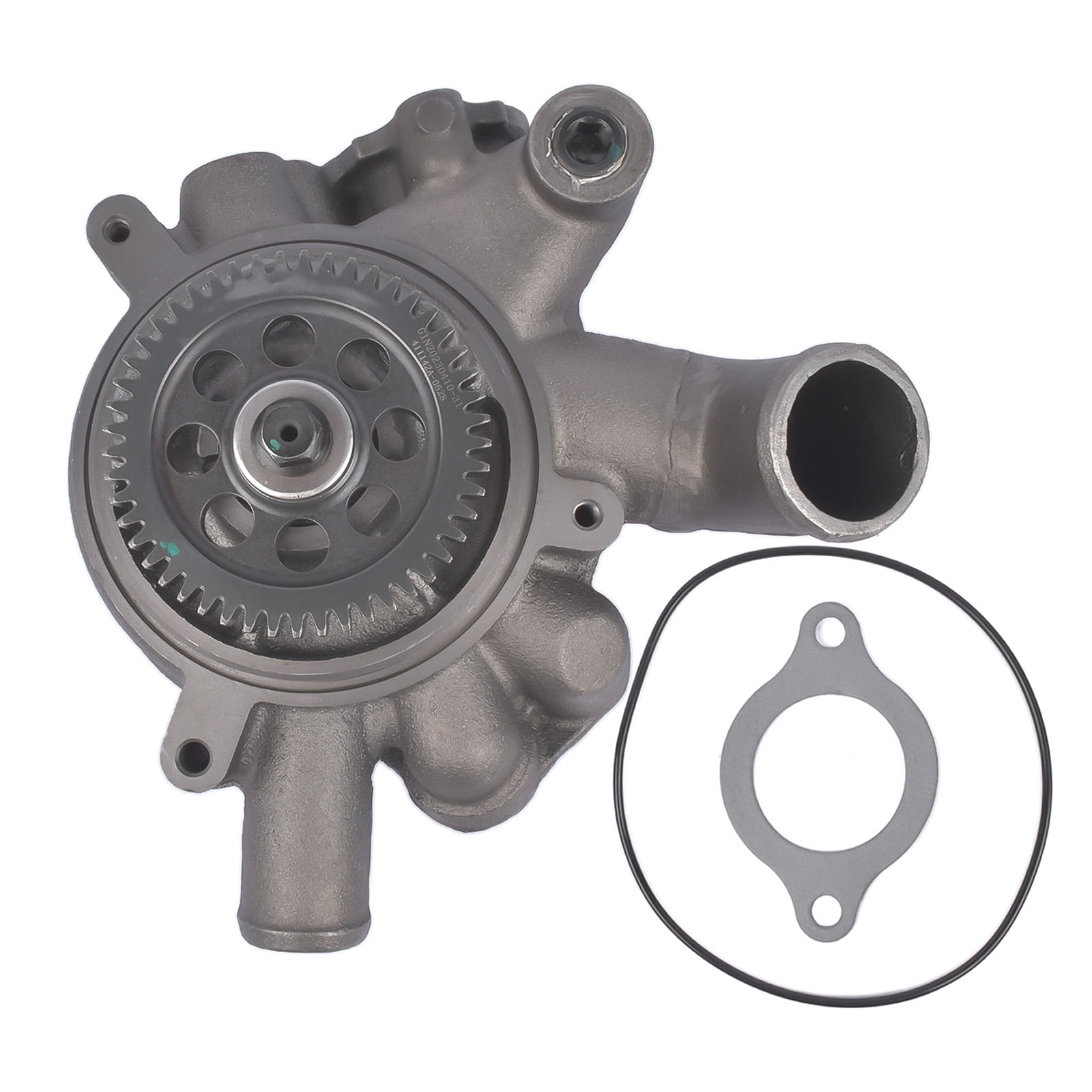 GELUOXI Engine Water Pump w/ 49 Teeth Gear Fits Detroit Diesel 14.0L ...
