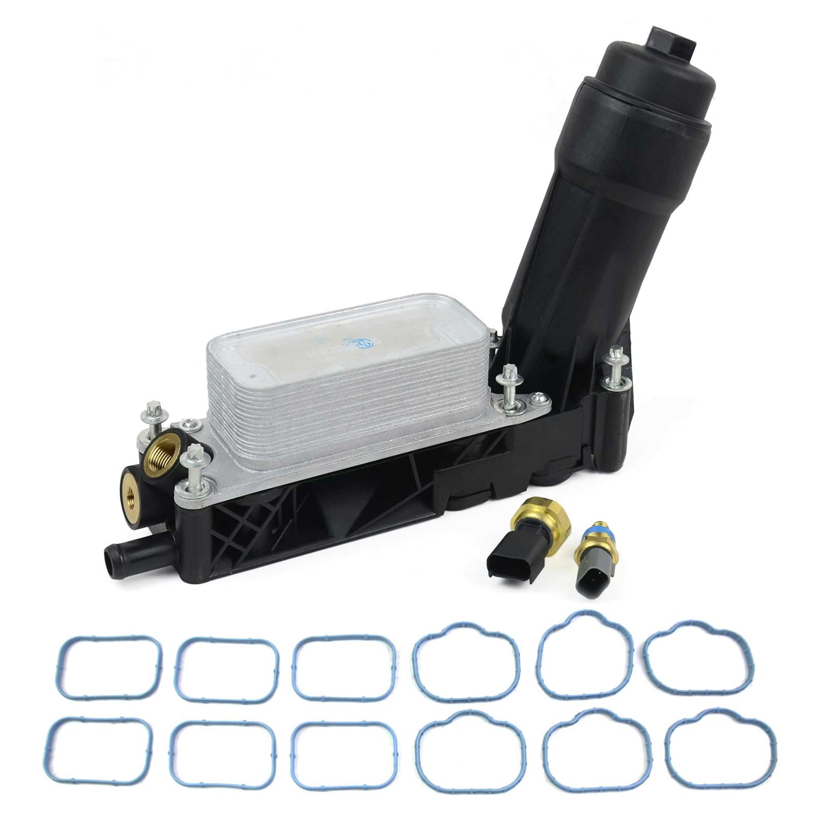GELUOXI For 11-13 Chrysler Dodge Jeep 3.6L Engine Oil Cooler Filter ...