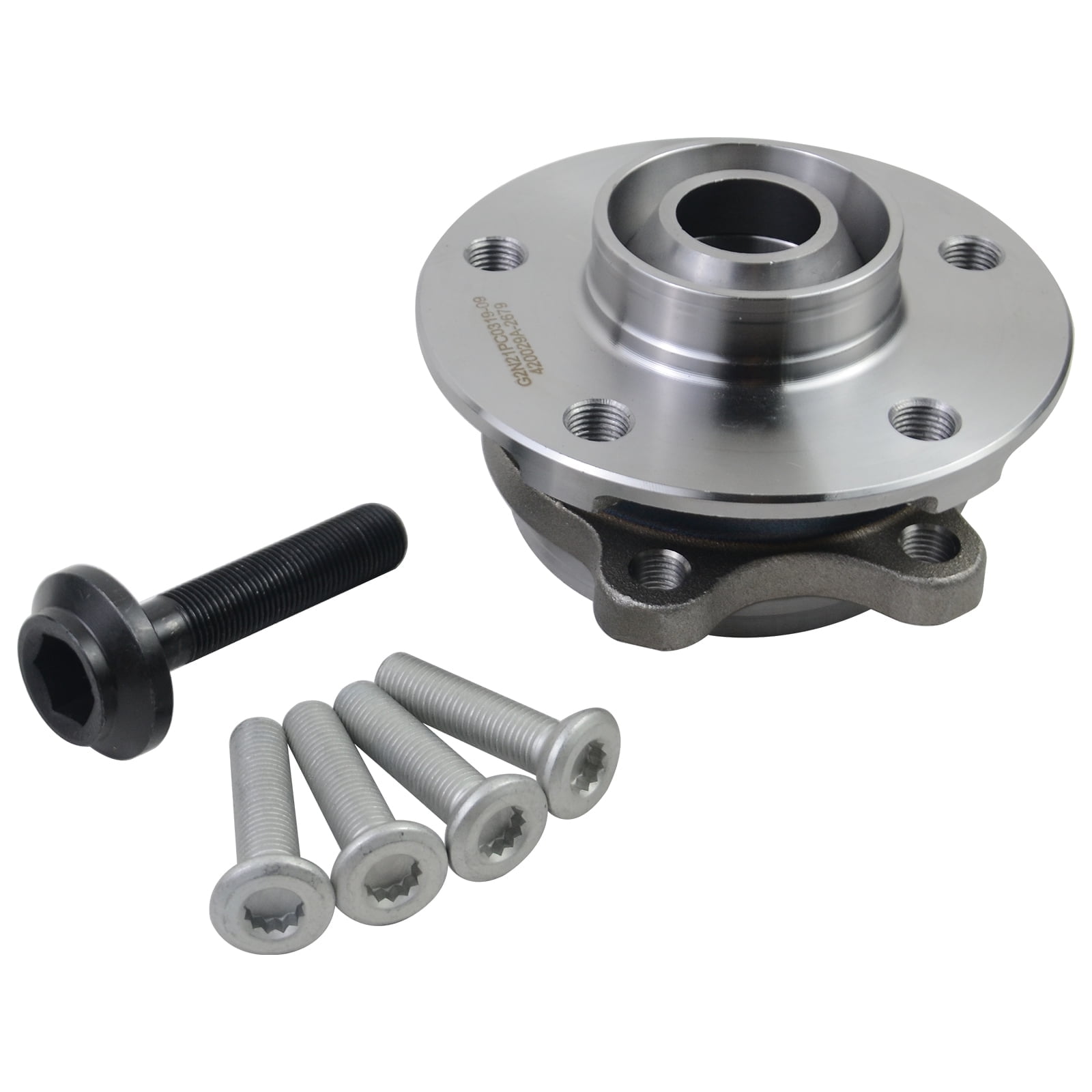 GELUOXI Front Wheel Hub+ Bearing for Audi A4 A6 A8 Q5 S6 S7 B8 4G 2007 ...