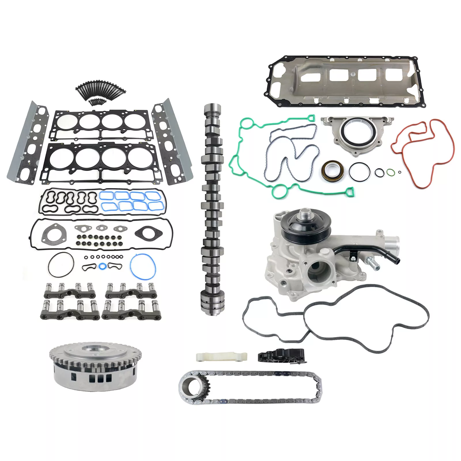 GELUOXI MDS Lifters Timing Camshaft Gaskets Pump Kit for Ram Chrysler 5 ...