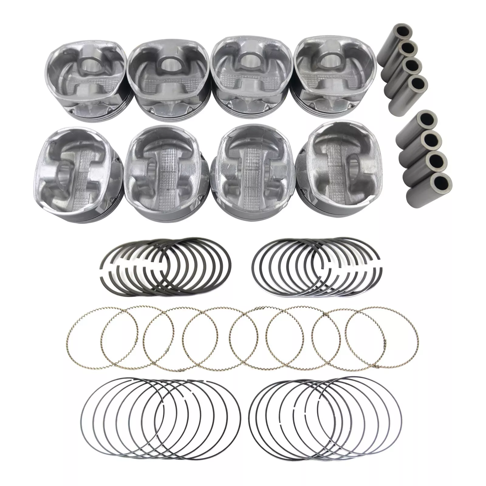 GELUOXI Pistons & Rings Set for Dodge Ram Chrysler 300 Jeep Grand ...