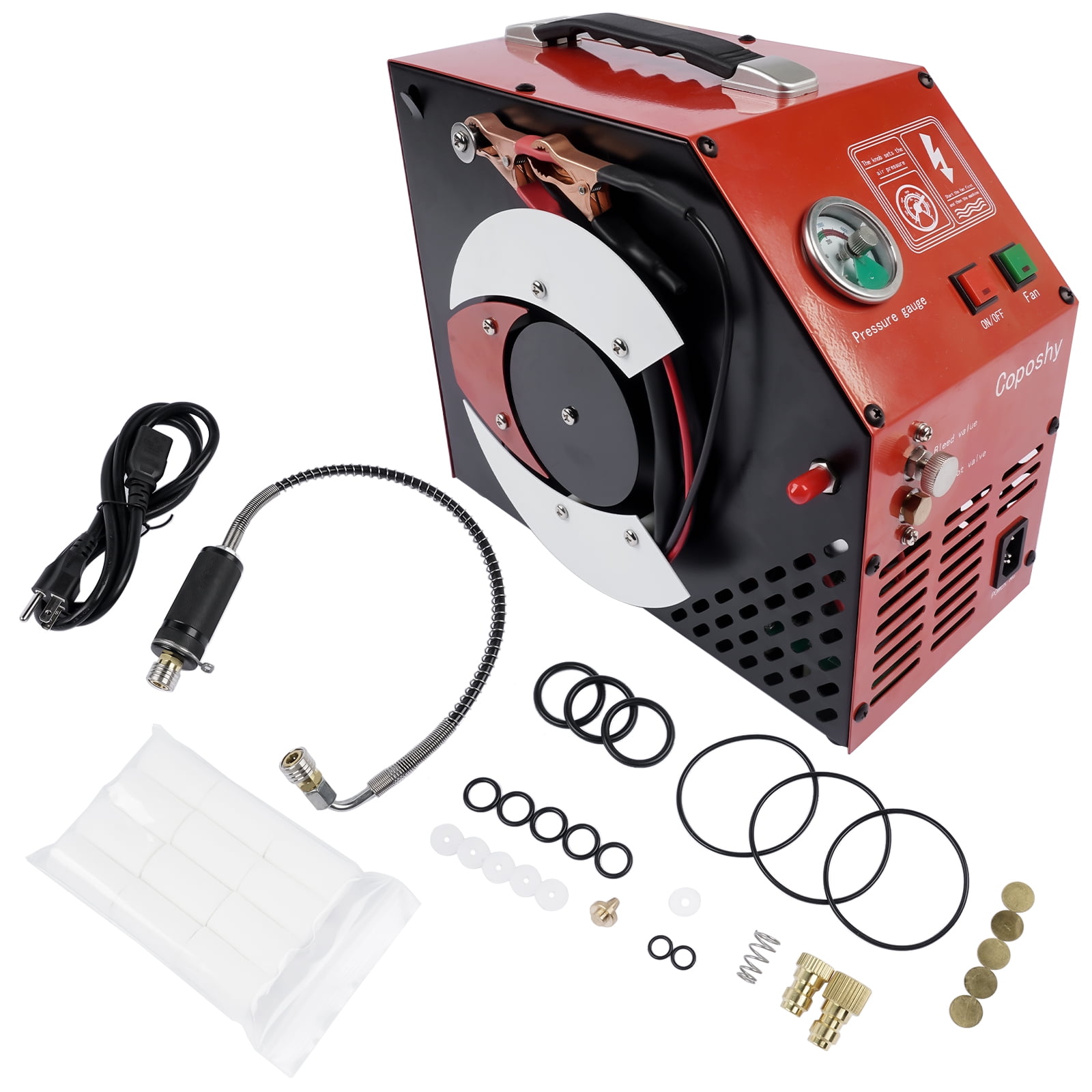 GELUOXI Portable Air Compressor 4500PSI or 30Mpa PCP Air Compressor ...