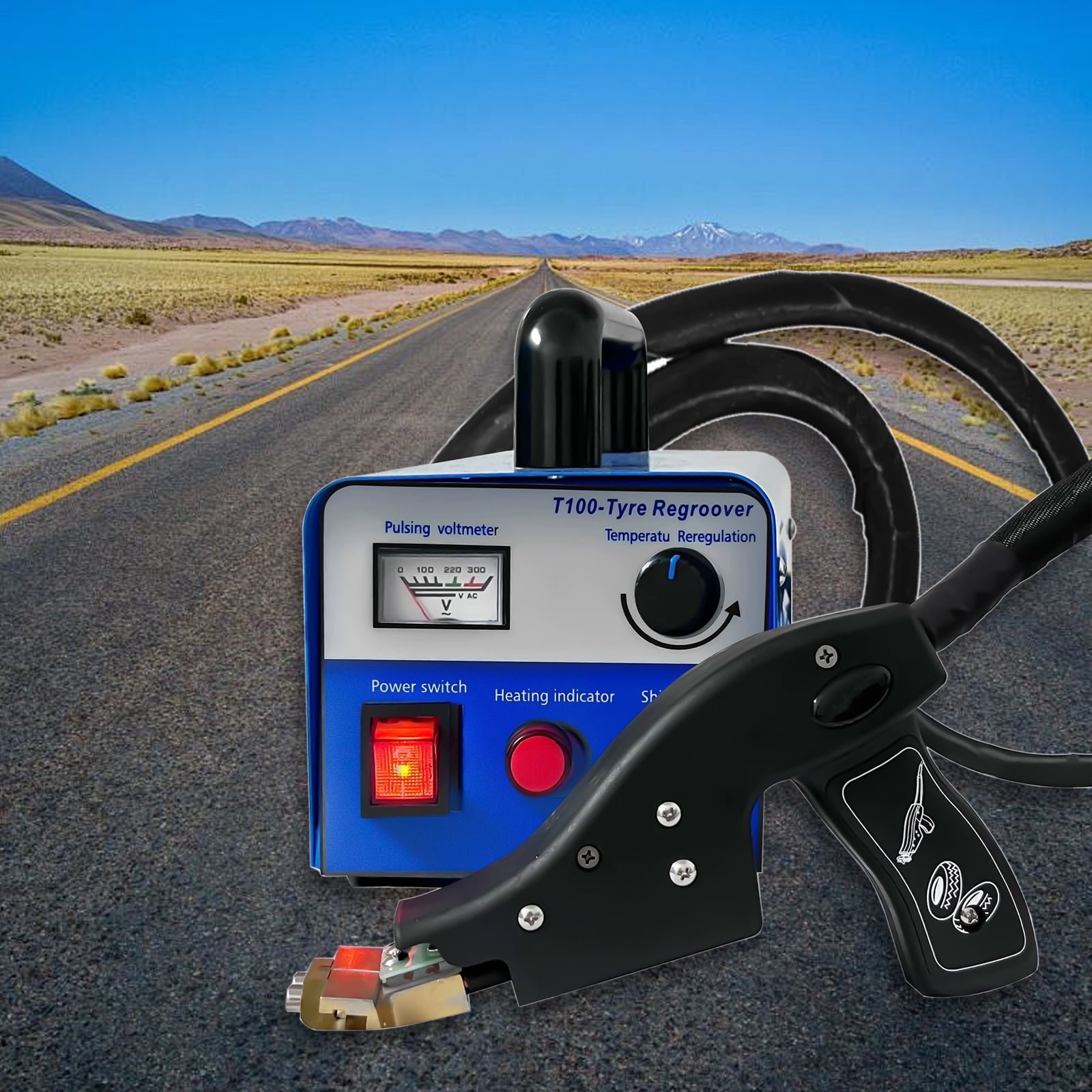 GELUOXI Professional Tire Grooving Machine Rubber Tire Groover Tool ...