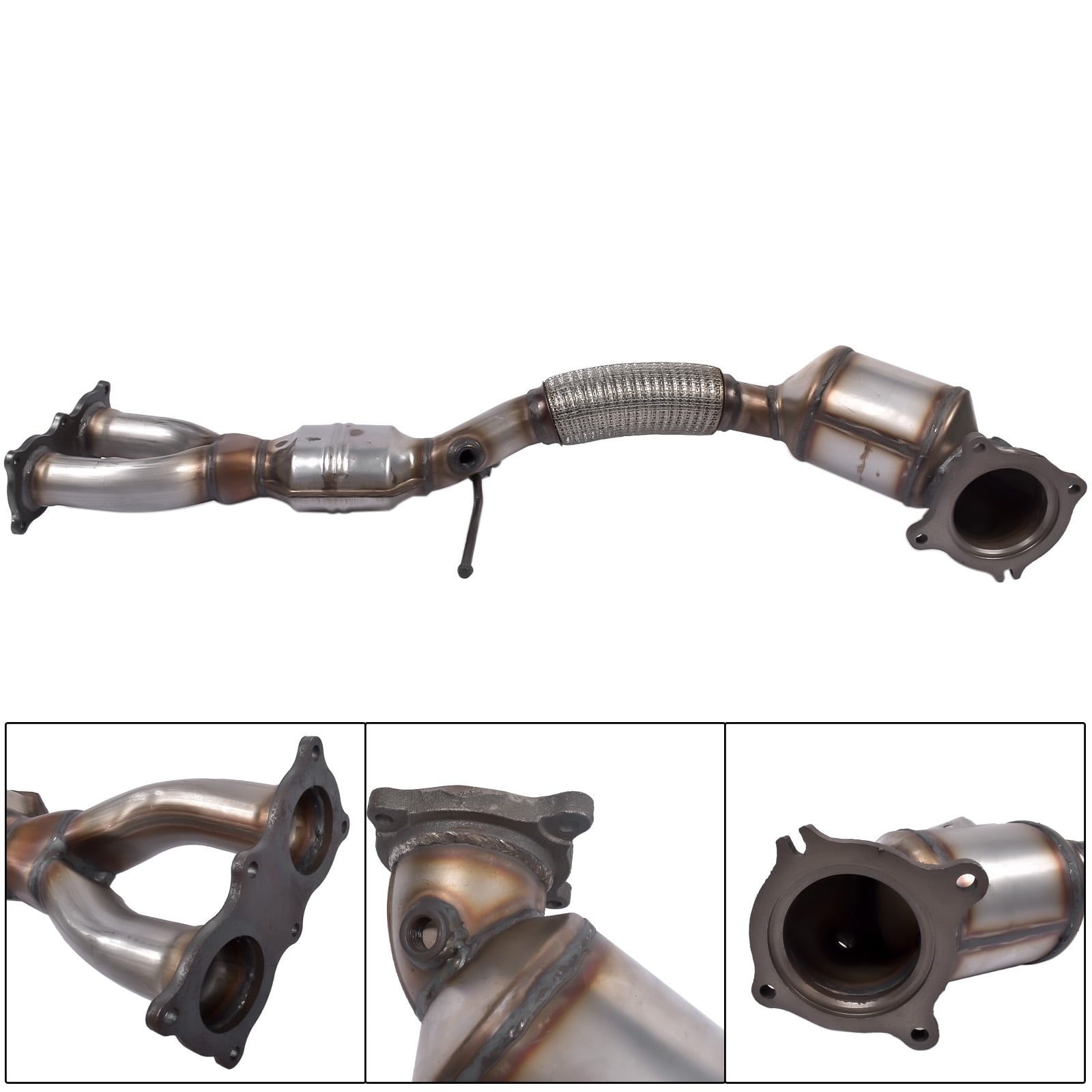 GELUOXI Rear Flex Pipe & Catalytic Converter 4545887SD for Volvo XC70 3 ...