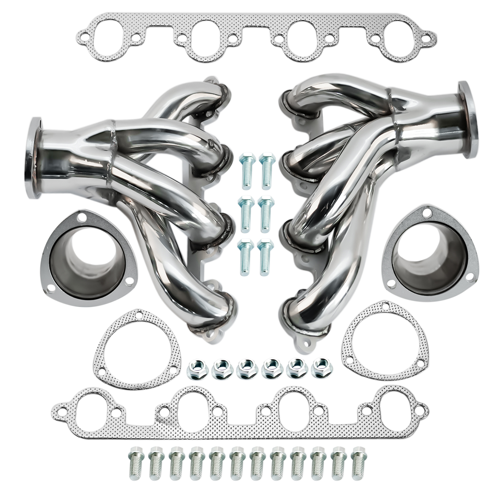 GELUOXI Stainless Exhaust Manifold Header for Ford Country Custom ...