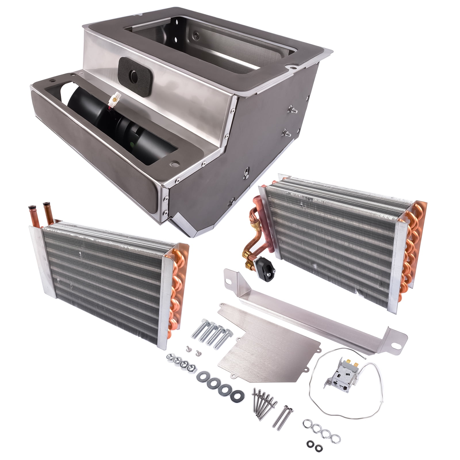 GELUOXI Stainless Steel AC Heater Assembly with Gasket Set for Kenworth ...