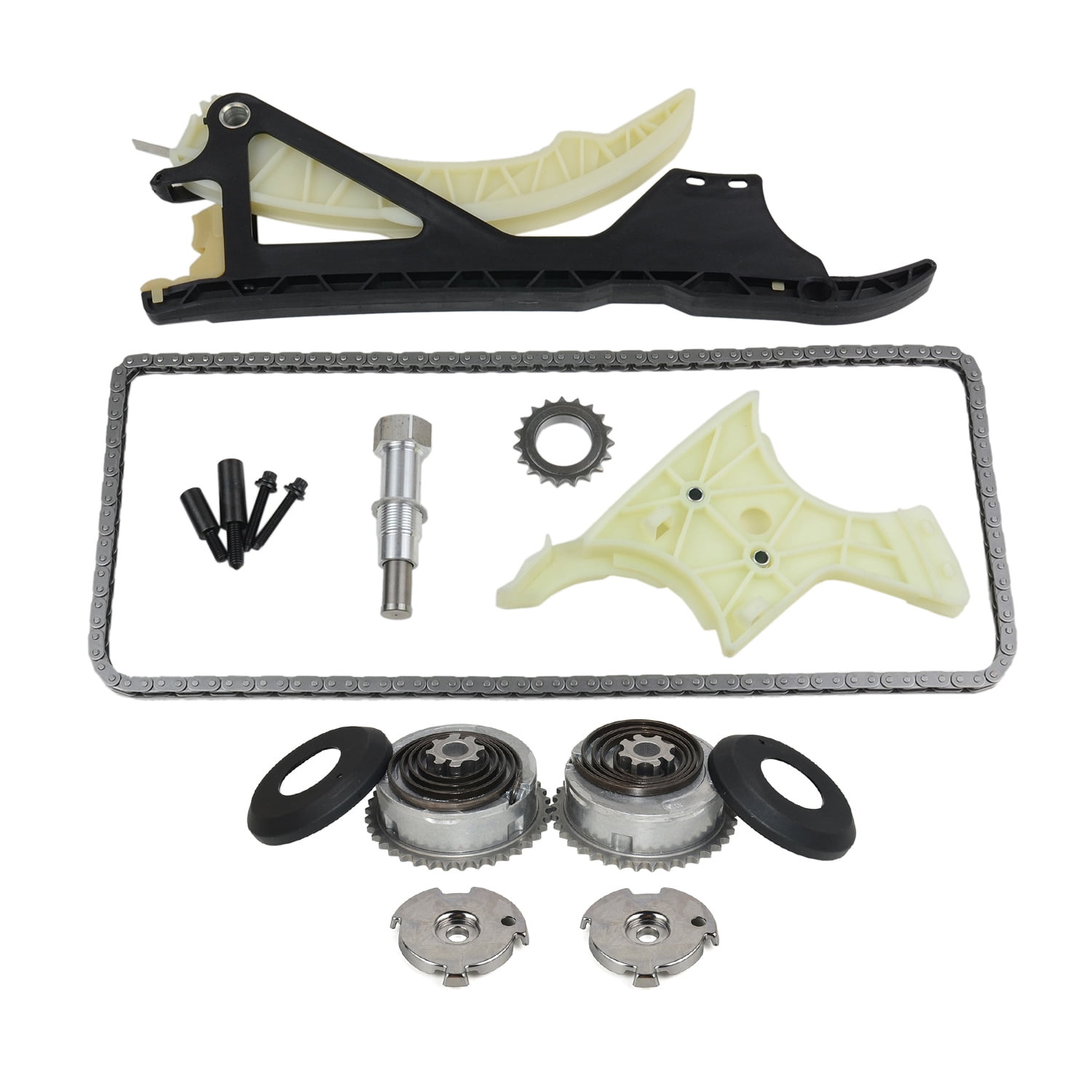 GELUOXI Timing Chain Kit Tensioner VVT for BMW F07 F10 F30 N51 N52 N53 ...