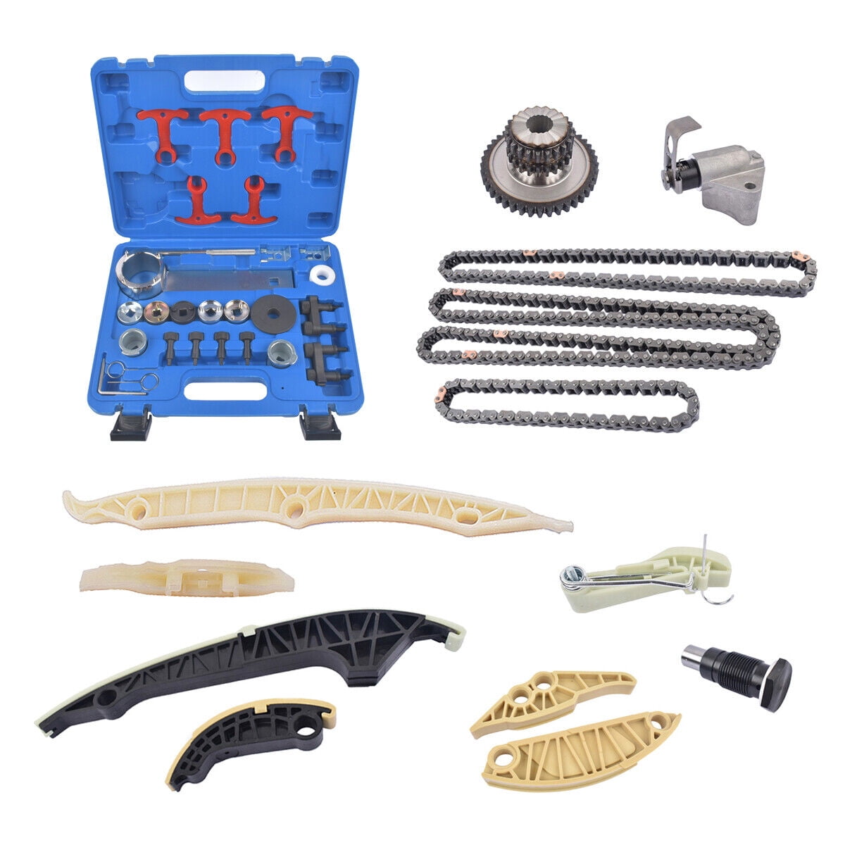 GELUOXI Timing Chain Tool Kit For Audi VW 1.8 2.0 TSI 14-19 A4 Jetta VI ...