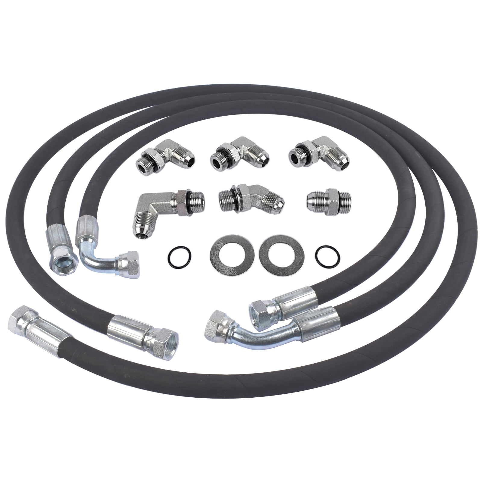 GELUOXI Transmission Cooler Hose Set for Chevrolet Silverado GMC Sierra ...