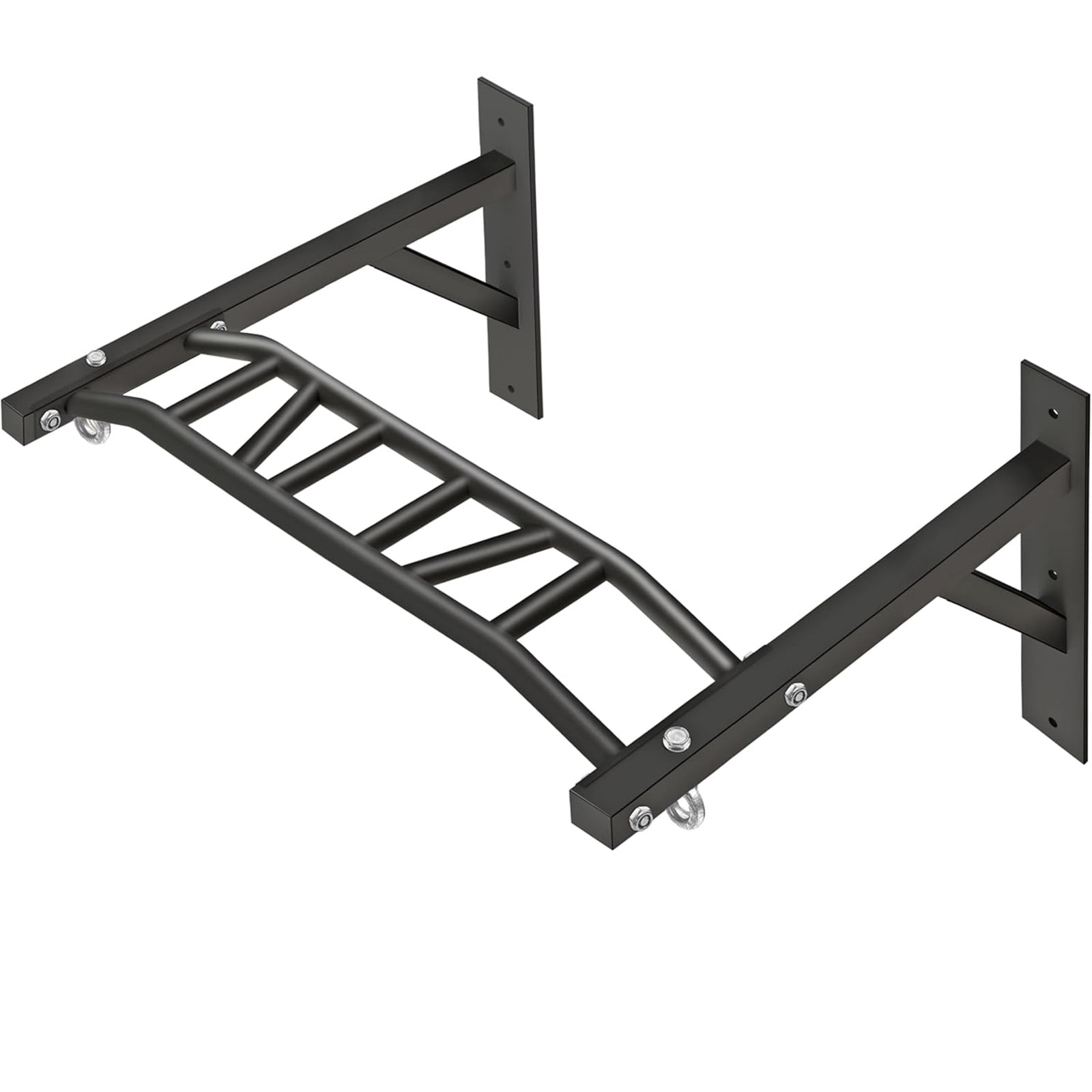 GELUOXI Wall Mounted Pull Up Bar Chin Up bar Multifunctional Dip ...