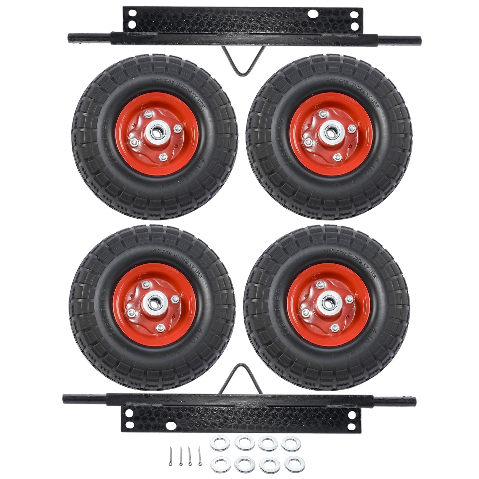 GELUOXI Wheel Kit for Honda Generator EU3000is Solid Never Flat Tires ...