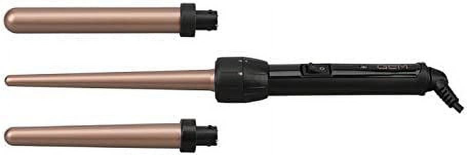GEM 3 in 1 CURL Designer Professional Ceramic Curler Styling Iron ...