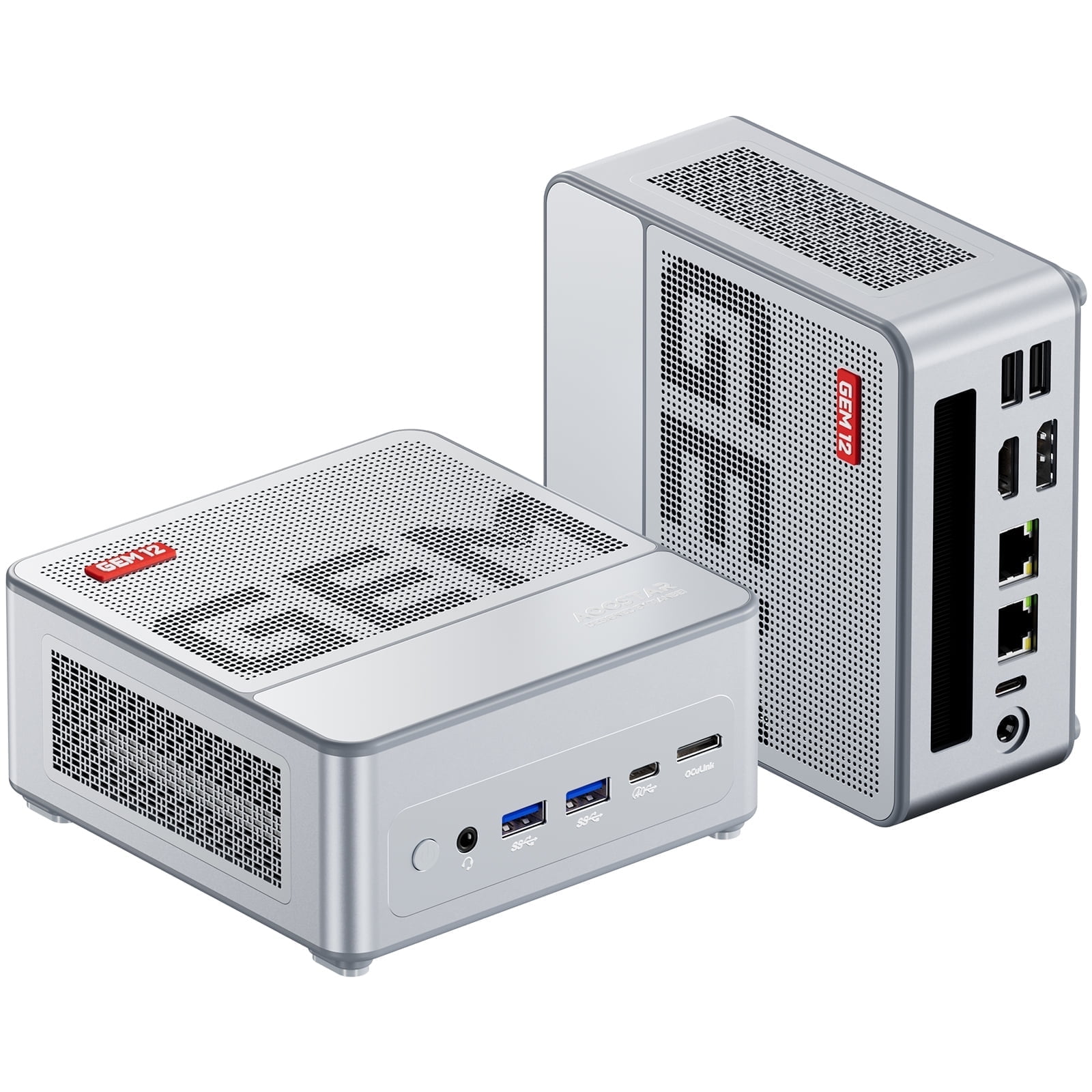 GEM12 Mini PC Ryzen 9 6900HX,0G DDR5 SDRAM,Dual PCIE4.0 SSD,Oculink ...