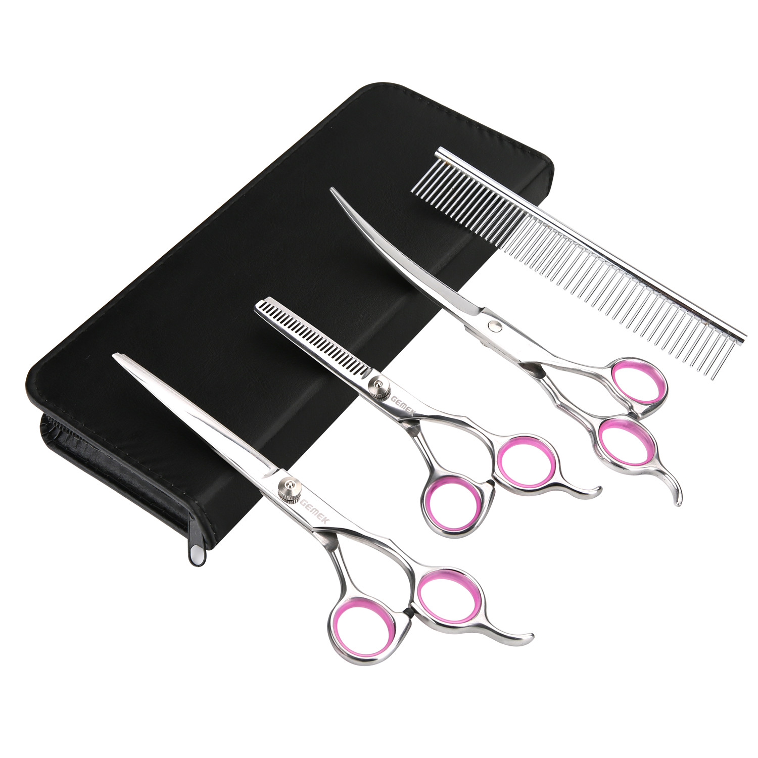 Sharf Gold Touch Pet Scissors, 7.5 Inch Rainbow Straight Shears, Dog ...