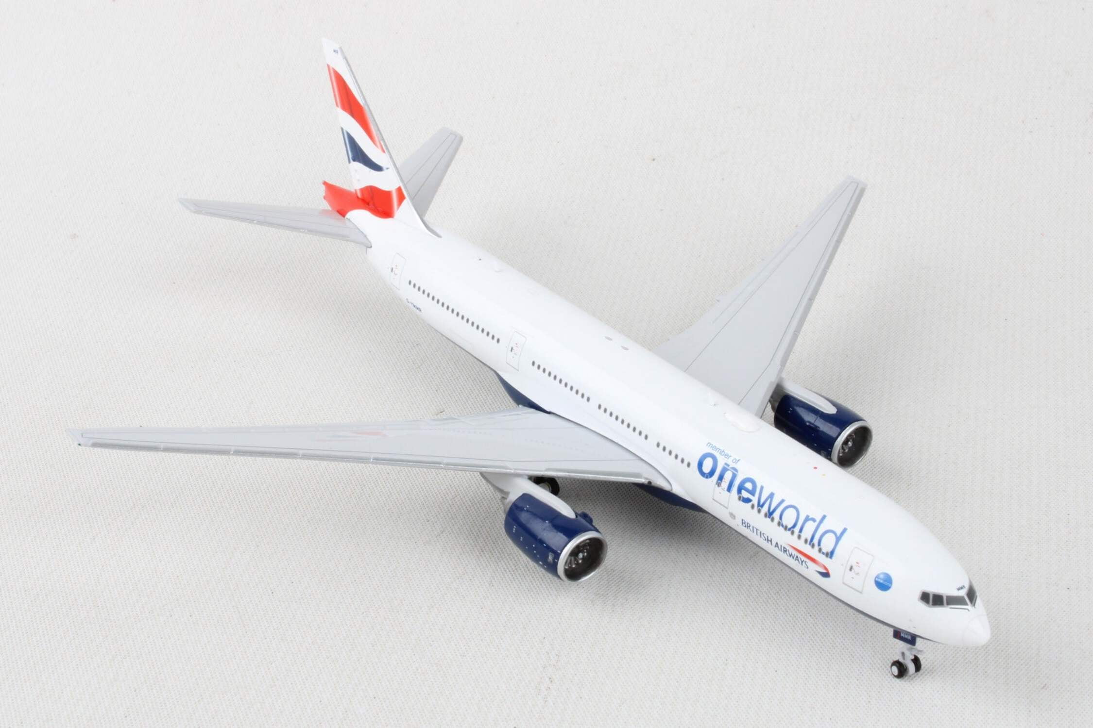 GEMINI BRITISH 777-200ER 1/400 ONE WORLD REG#G-YMMR - Walmart.com