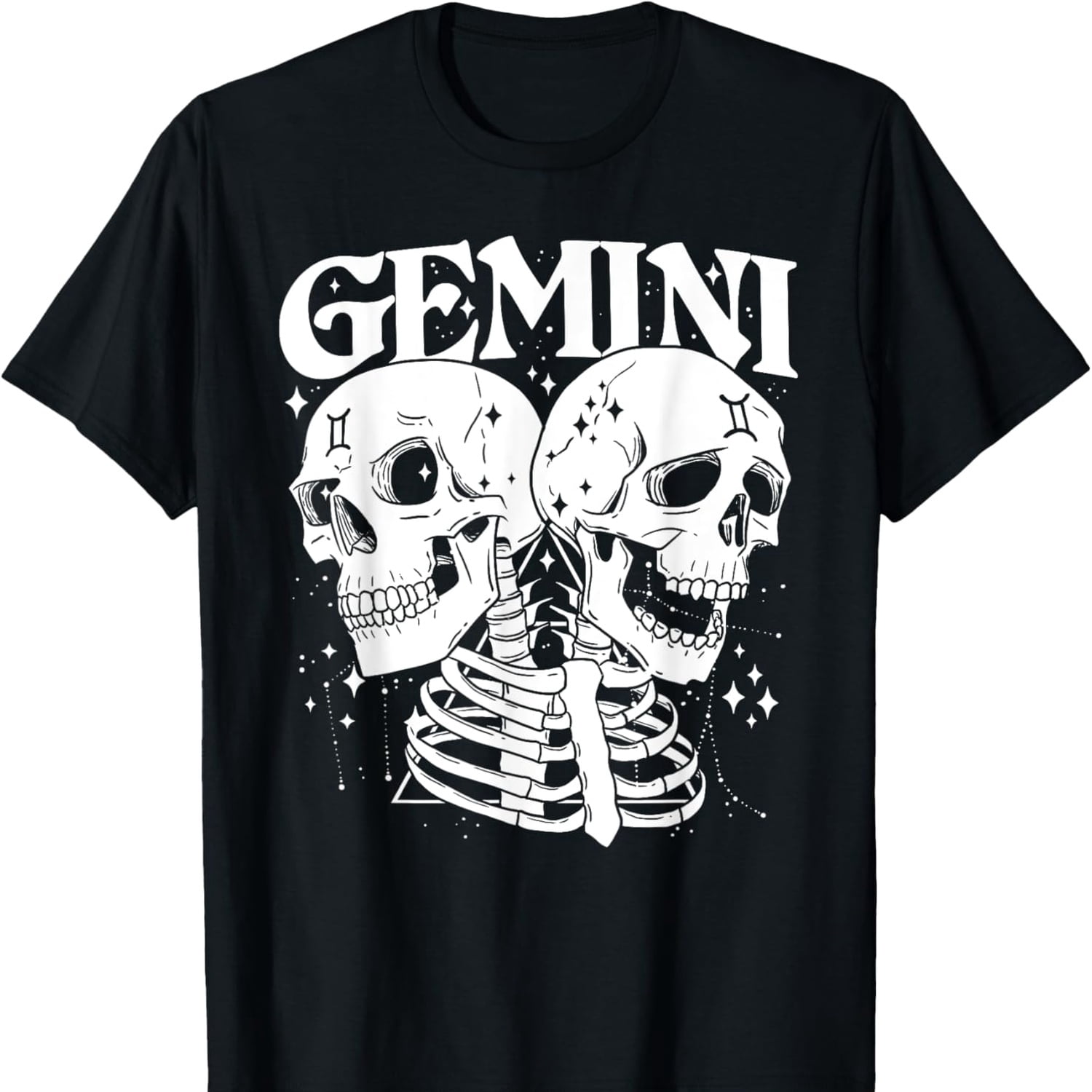 GEMINI Faery Crtal Witch S1Hirt Skull constellation T-S1Hirt - Walmart.com