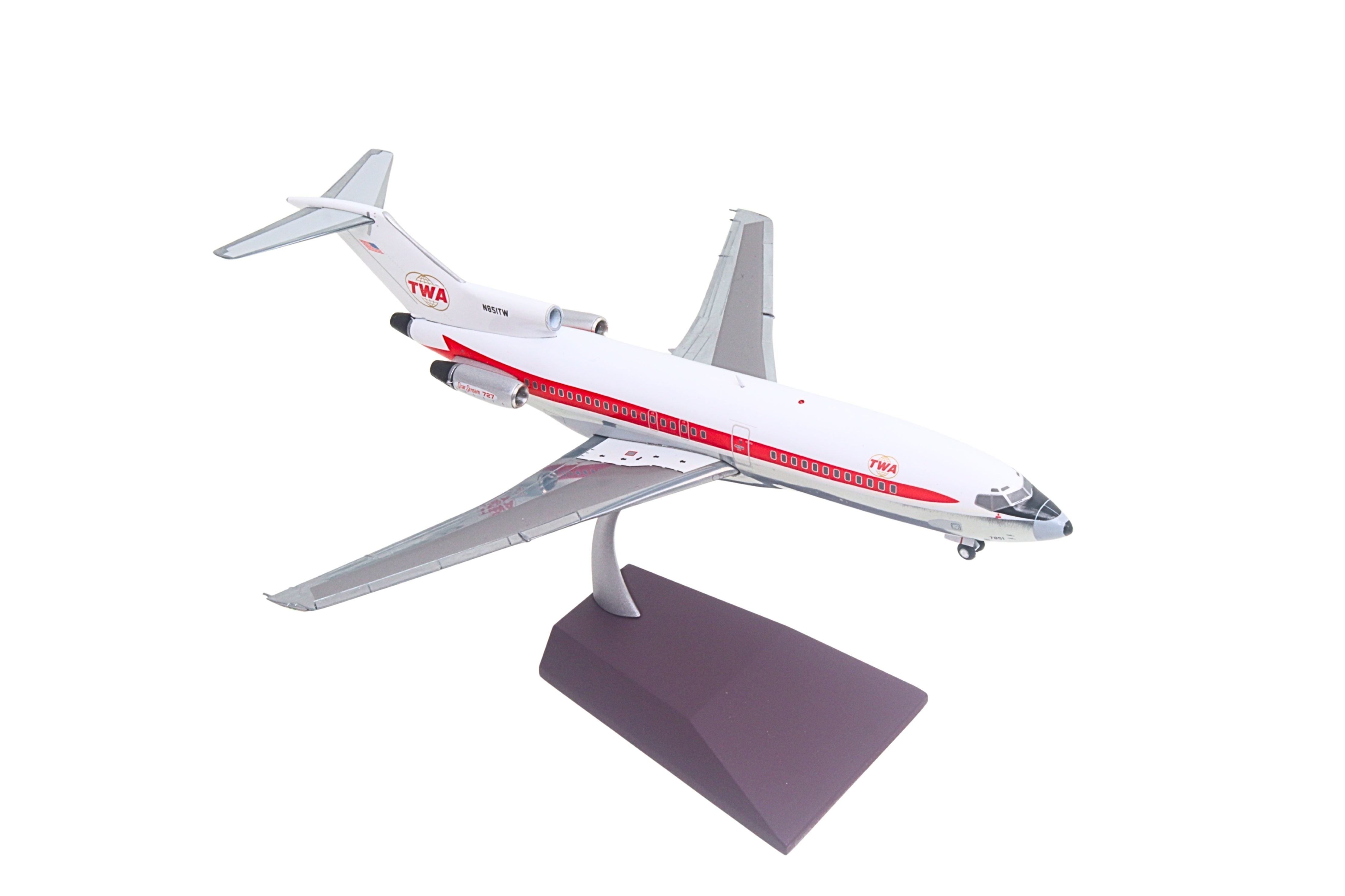 Boeing 727-100 Commercial Aircraft "Trans World Airlines (TWA)" (N851TW ...