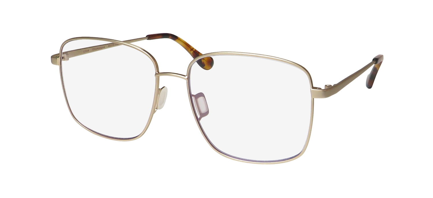 GEMMA STYLES BLINK BLUE LIGHT TECHNOLOGY EYEGLASS FRAME/GLASSES METALIC ...