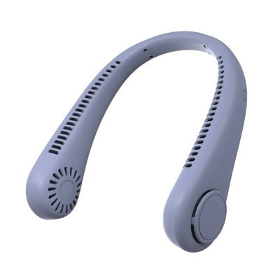 GEMS Portable Neck Fan Purple - Lightweight, Hands-Free Cooling ...