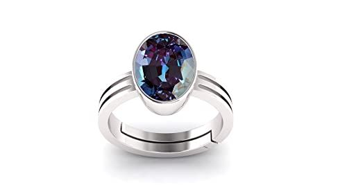 GEMSJEWELS Color Changing Alexandrite Ring Quality Excellent Shinning ...