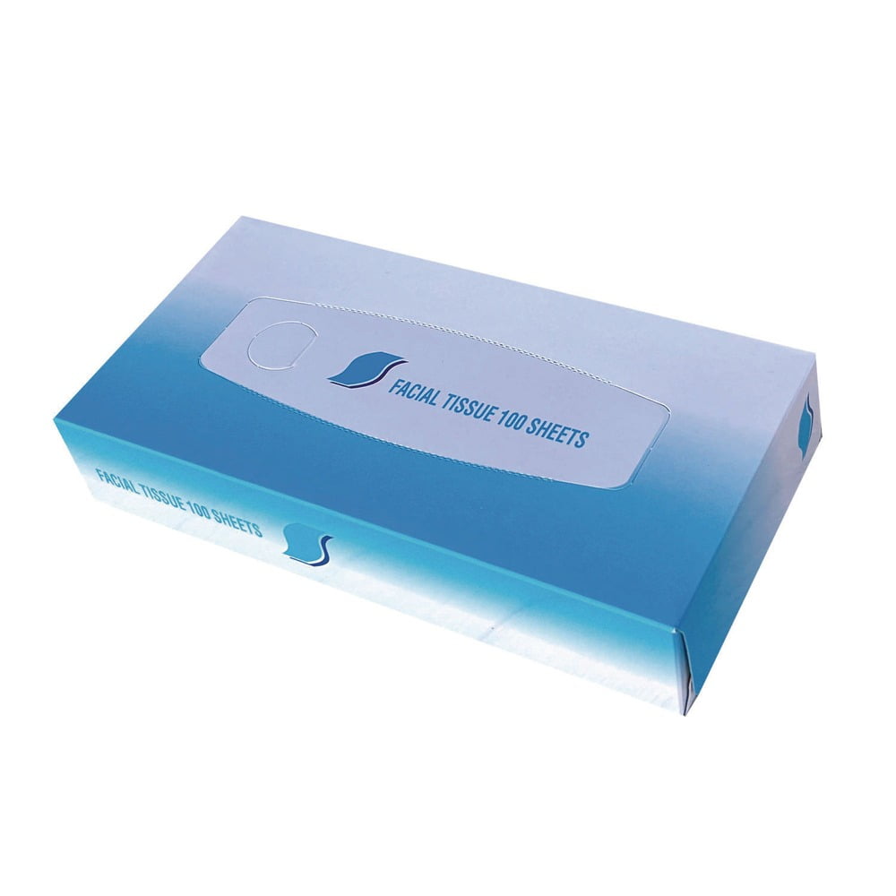 GEN GEN6501B 2-Ply Flat Box Facial Tissue - White (3000/Carton ...