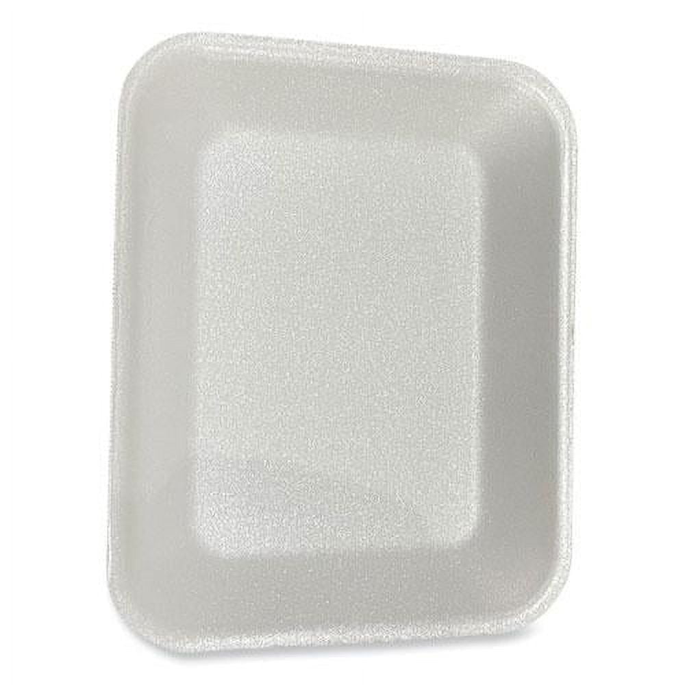 GEN Meat Trays, #8P, 10.8 x 8.82 x 1.5, White, Foam, 200/Carton 8PWH ...