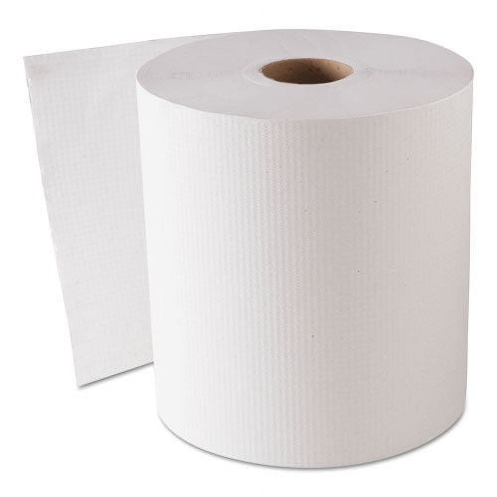 "GEN Hardwound Roll Paper Hand Towels, White, 8"" x 800 ft, 1-Ply, 6 ...