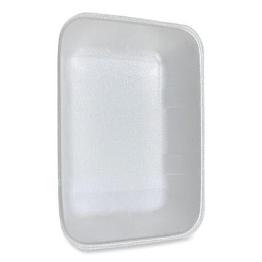GEN GEN8PWH 8P Foam Meat Tray, White - 250 per Case - Walmart.com
